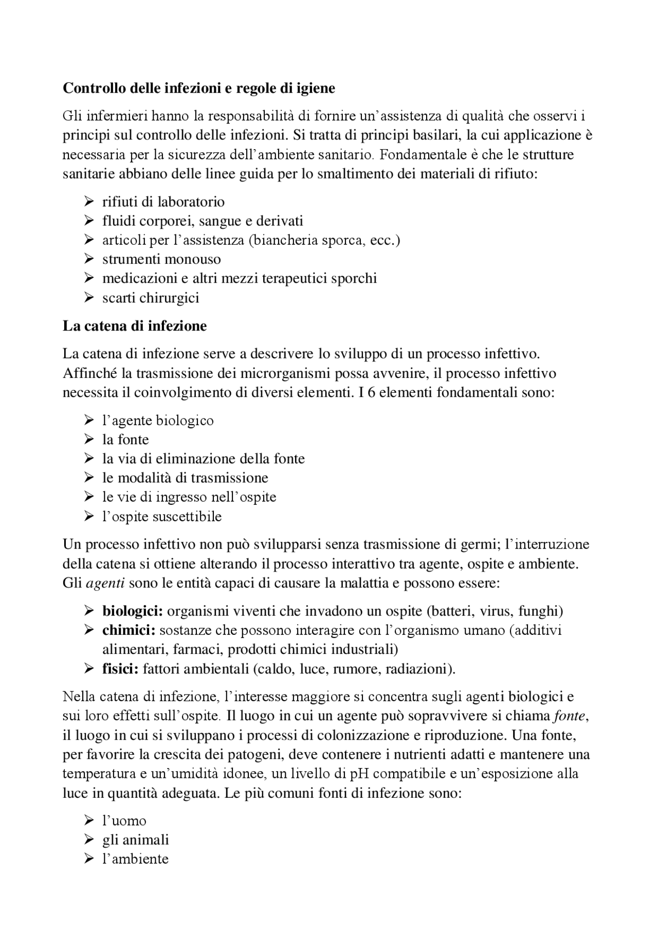 Infermieristica Di Base Docsity