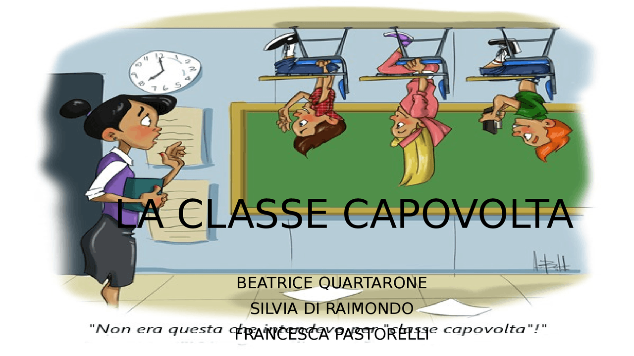 Presentazione Sulla Flipped Classroom Docsity