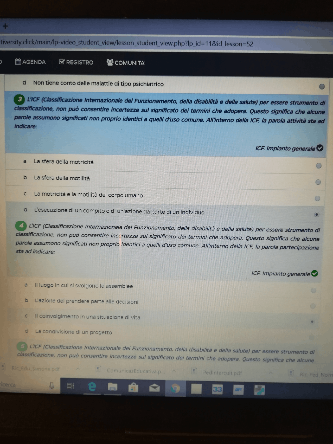 Test Didattica Dellinclusione Docsity