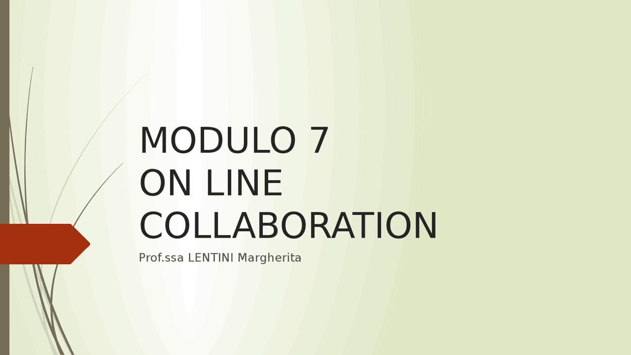 Modulo 7 Per La Nuova Ecdl In Power Point Docsity