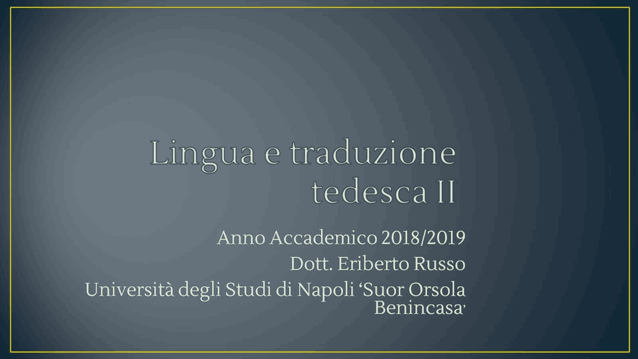 Documenti Di Approfondimento Linguistica Tedesca Docsity