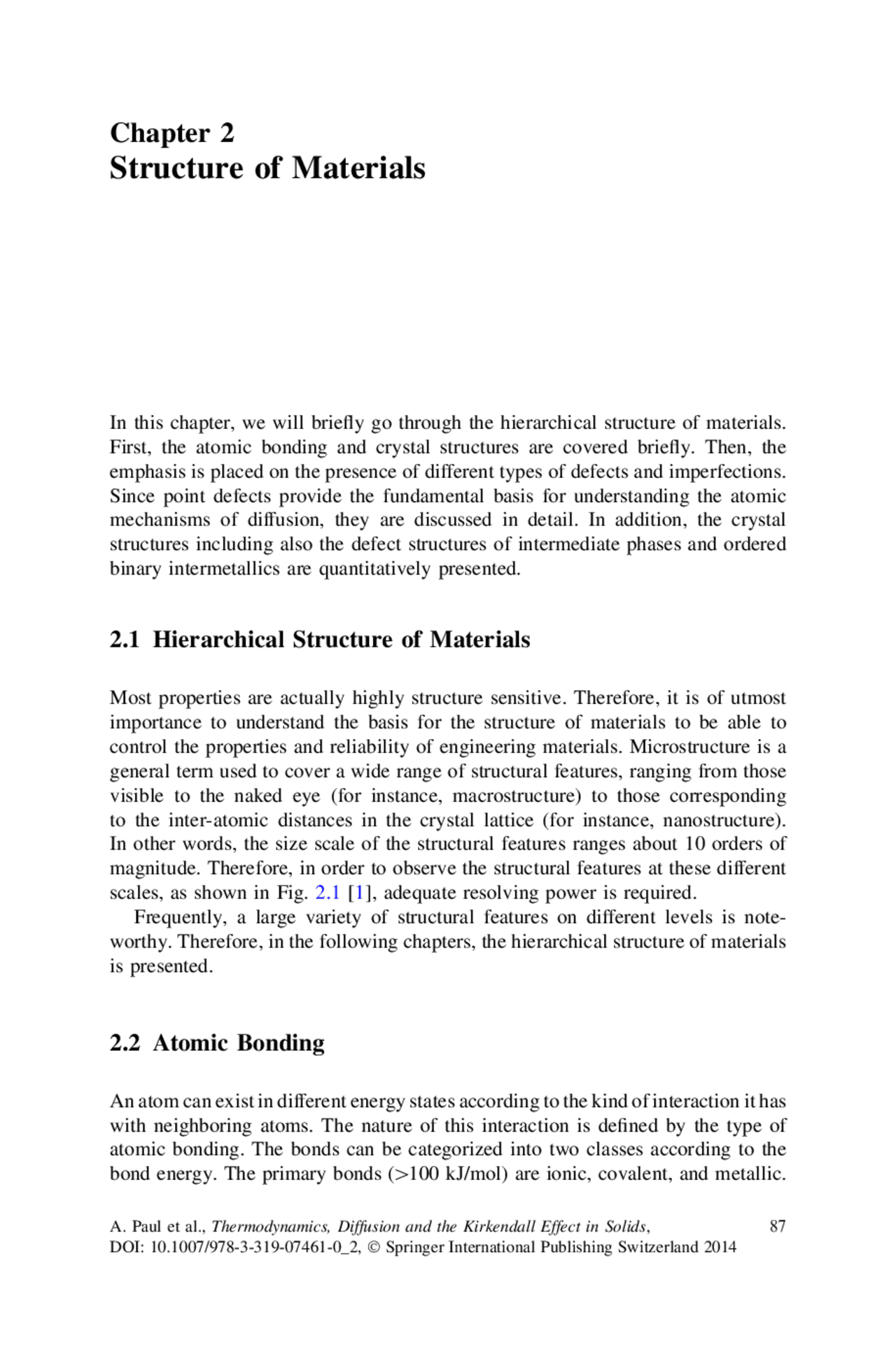 The structure of materials - Docsity