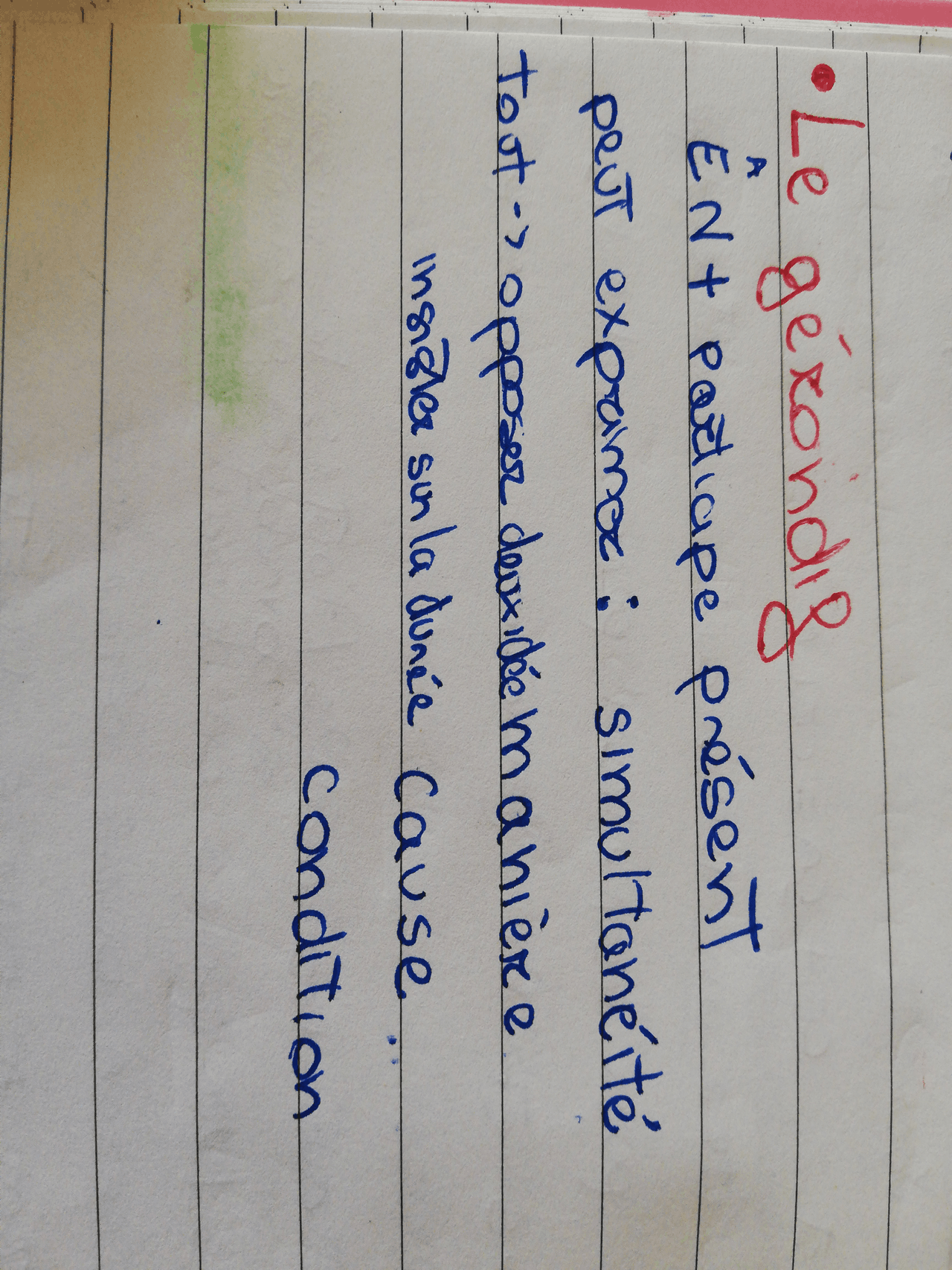 Come si forma il gerundio in francese - Docsity