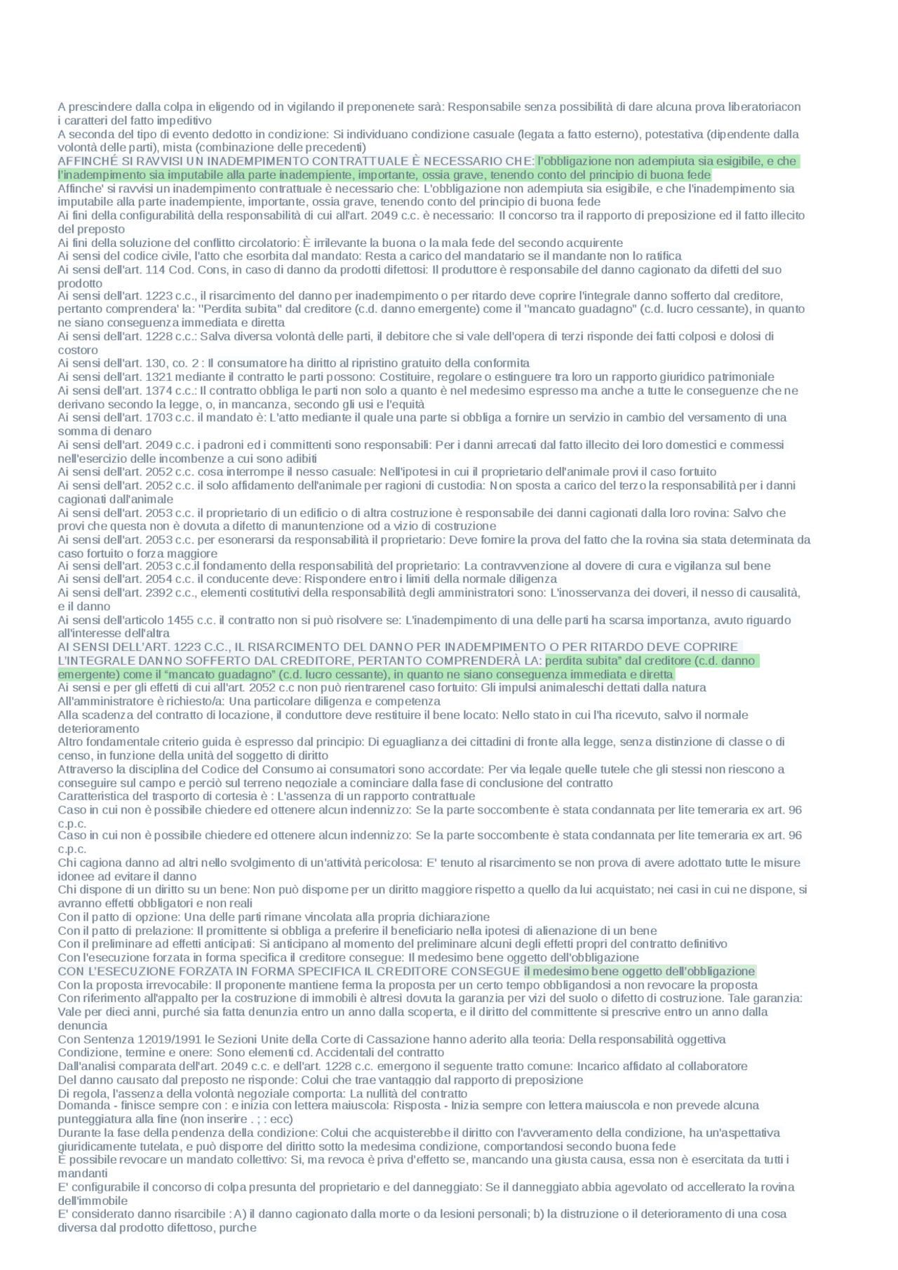 Diritto Civile Master Criminolgia Unipegaso Docsity