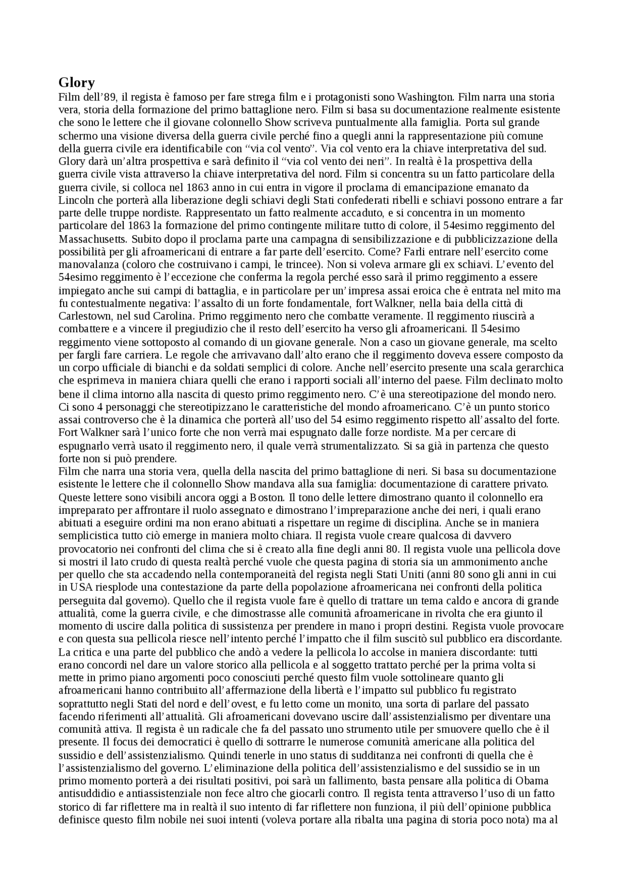 Storia E Cinema Seconda Parte Prof Visconti Docsity