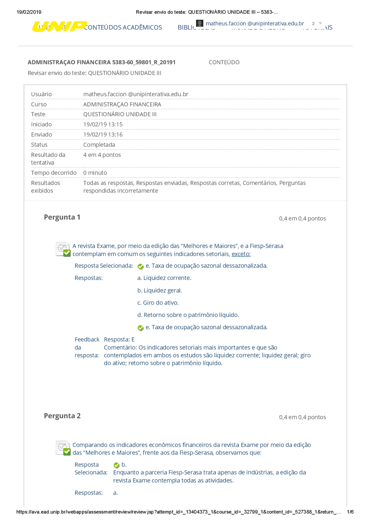 Administração Financeira Docsity