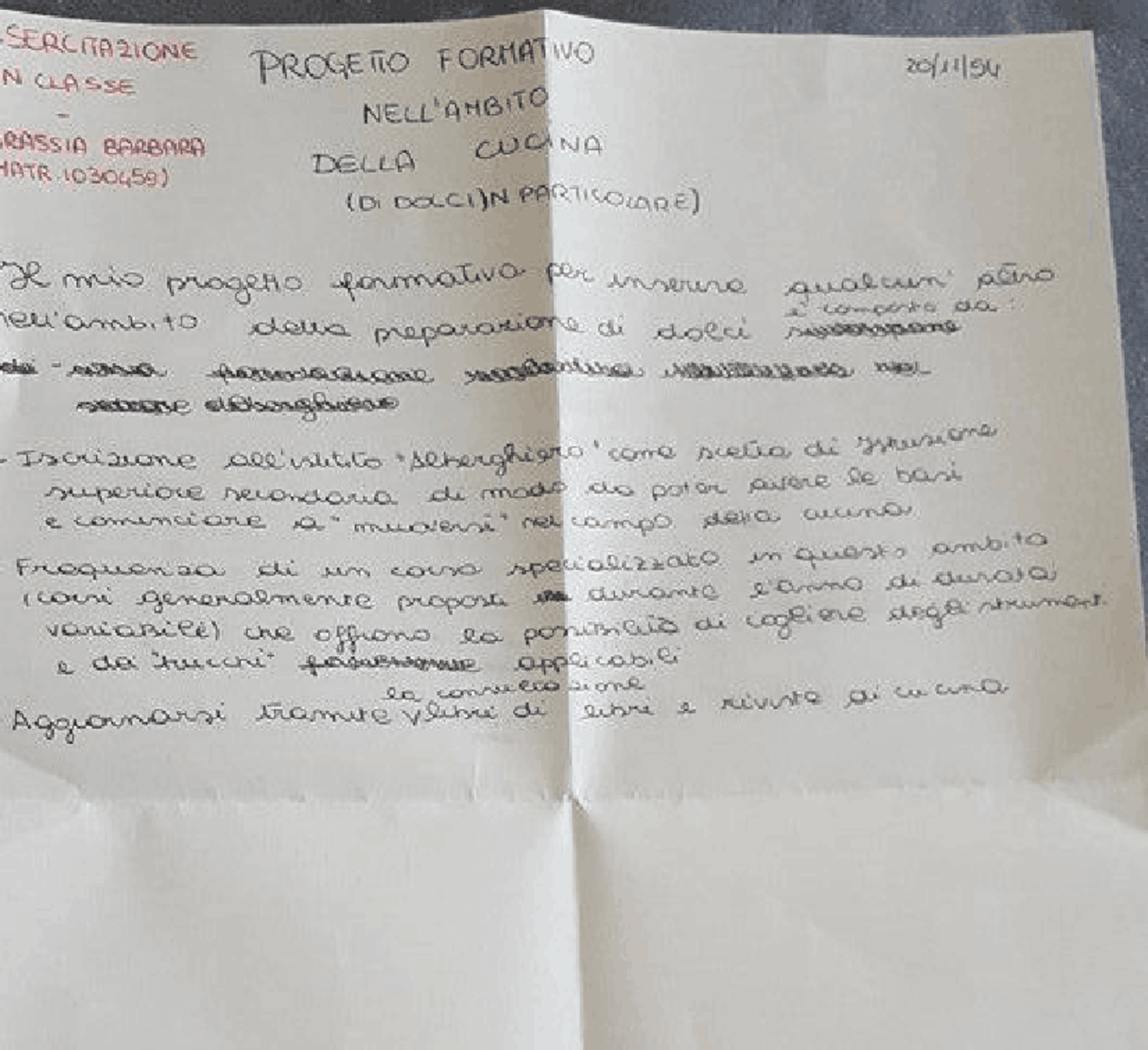 Esempio di progetto formativo | Esercizi di Pedagogia Sperimentale ...