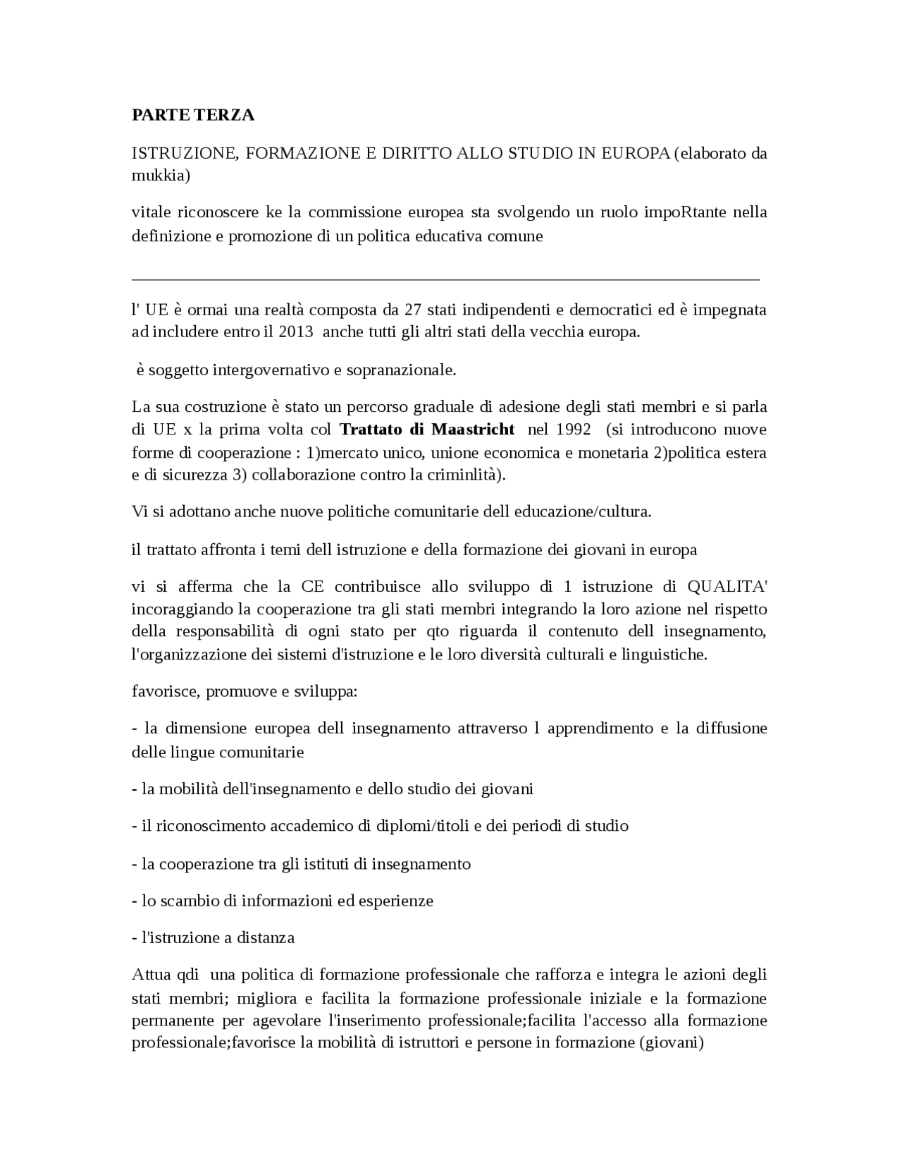 Avvertenze Generali 2018 Sintesi Docsity
