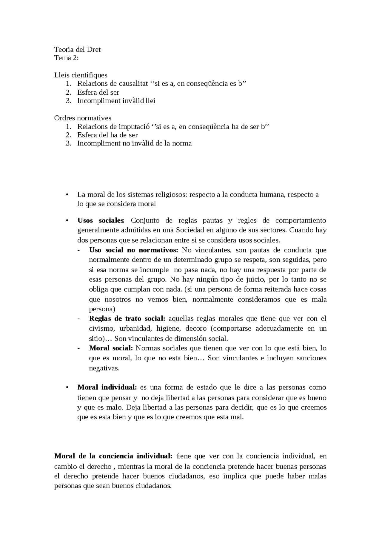 Teoria Del Dret Apunts Tema 3 Docsity