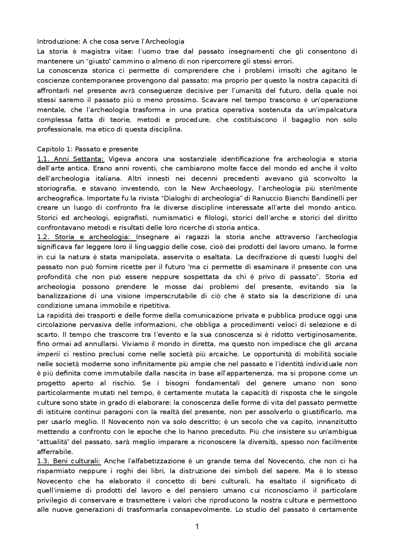 Lezioni Di Archeologia Docsity