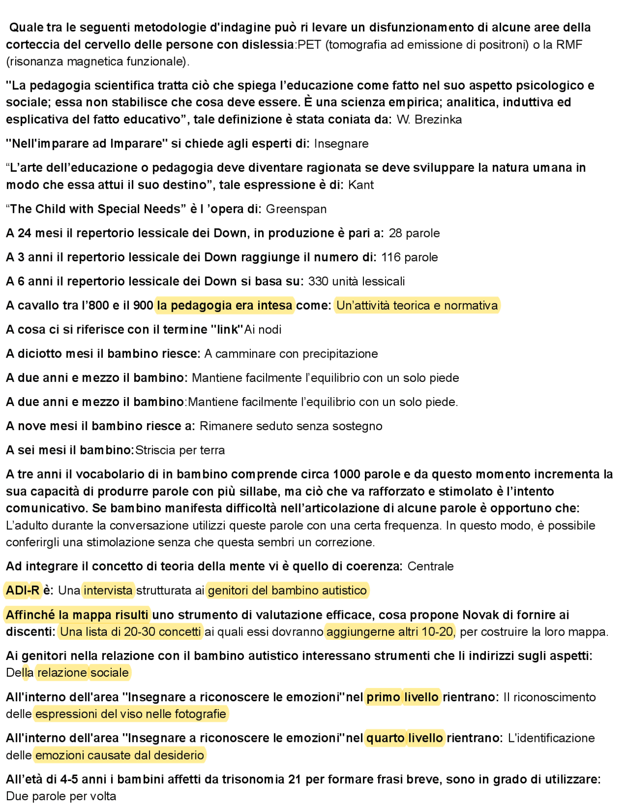 Didattica Speciale Unipegaso Docsity