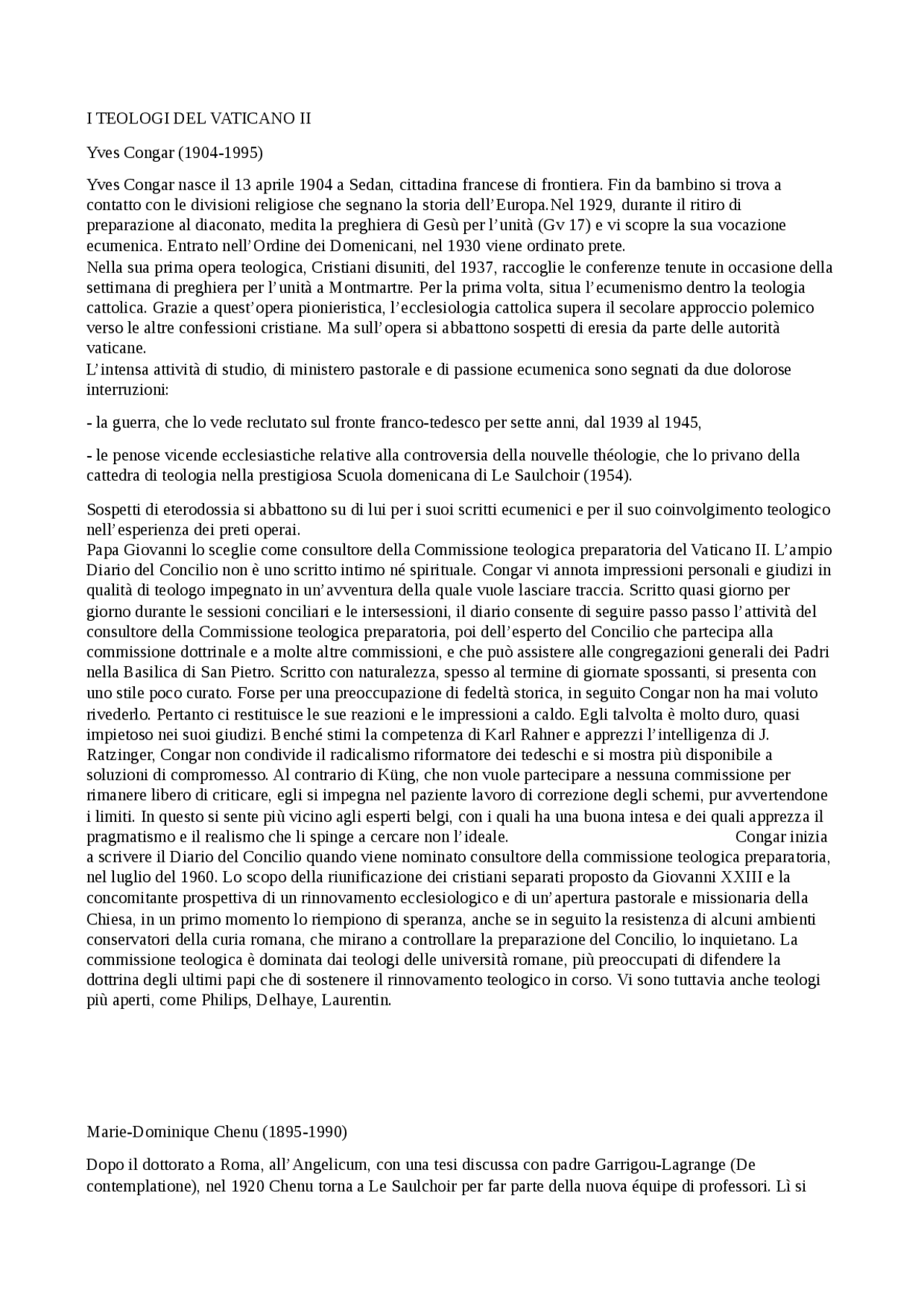 Storia Del Cristianesimo Docsity