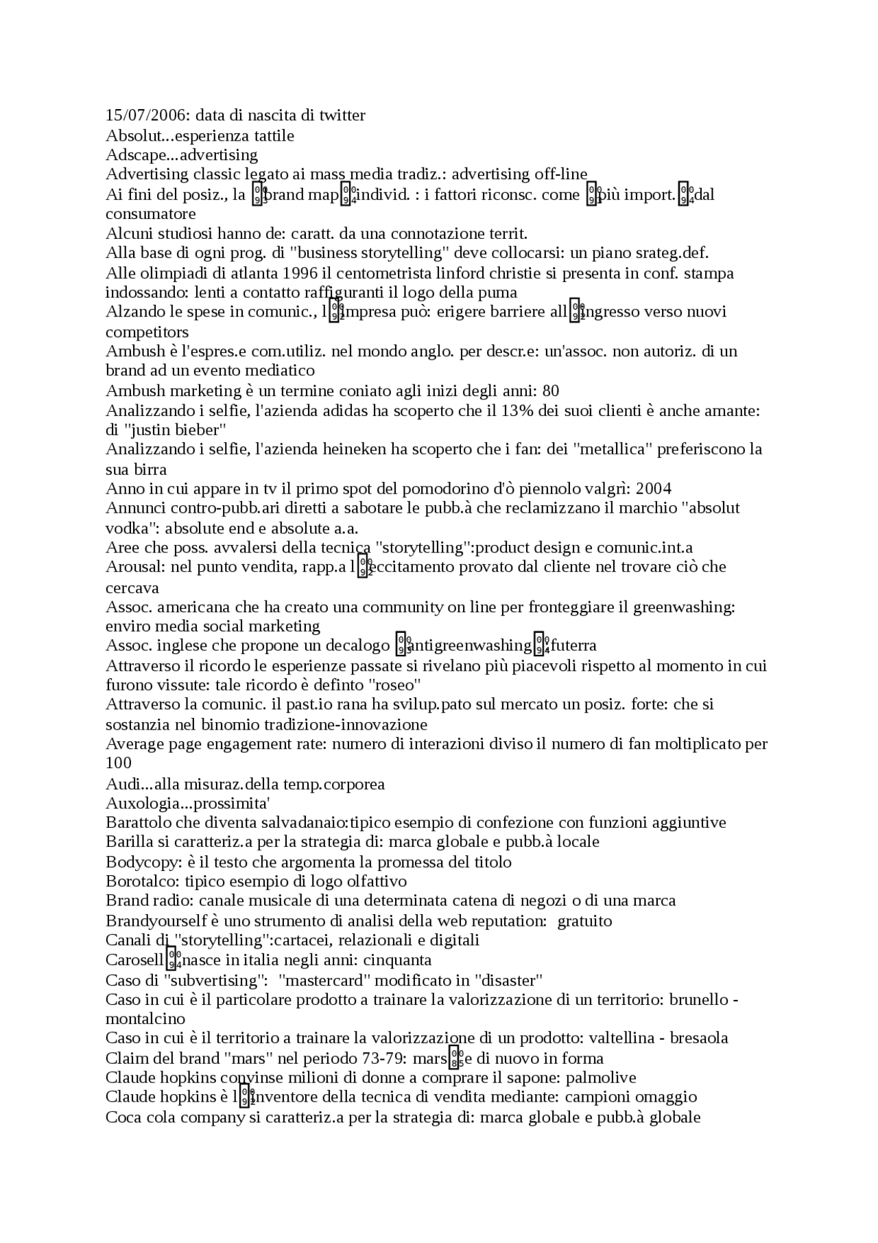 Strategia Di Comunicazione Dimpresa Quiz Pegaso Docsity