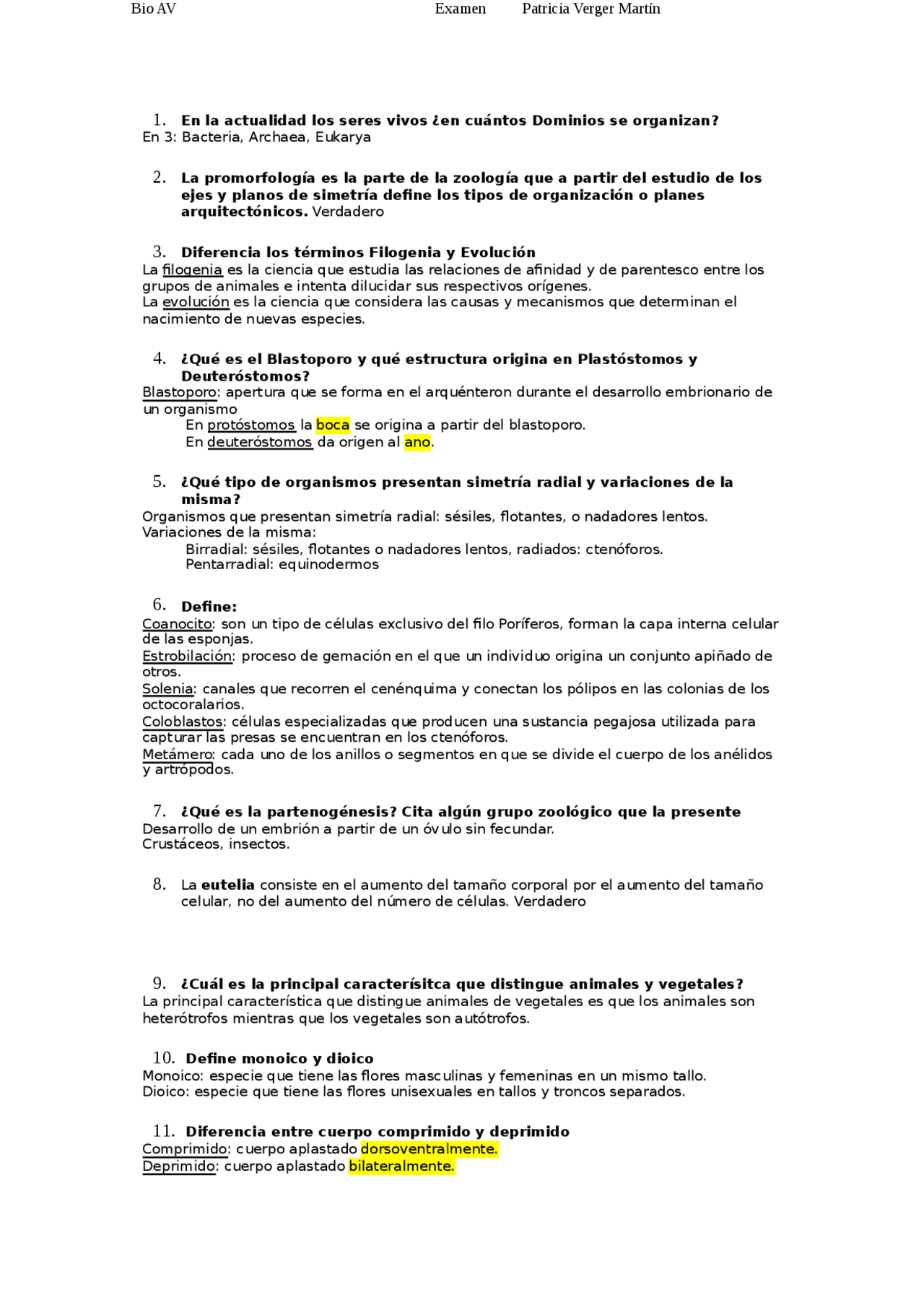 Ejercicios - Docsity