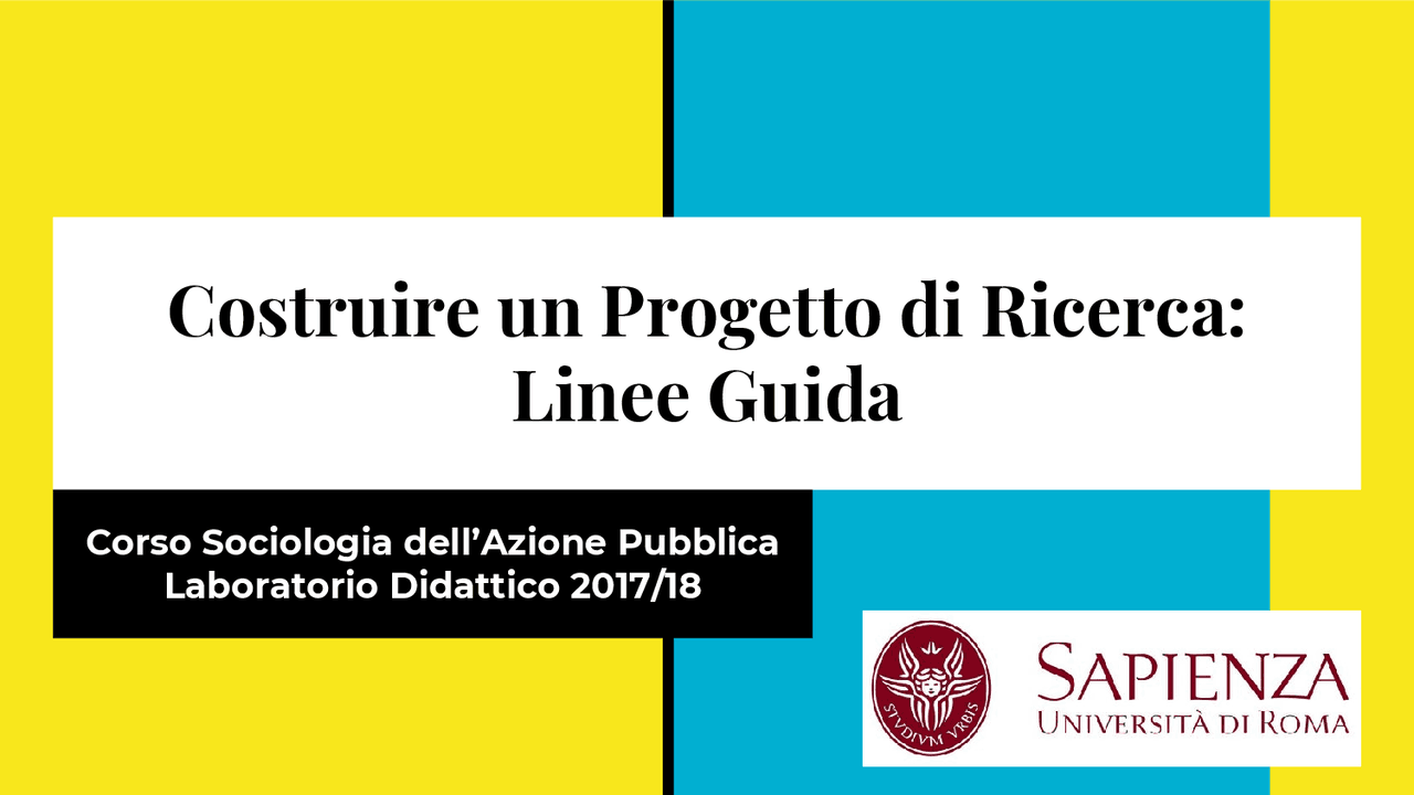 Costruzione Di Un Progetto Docsity