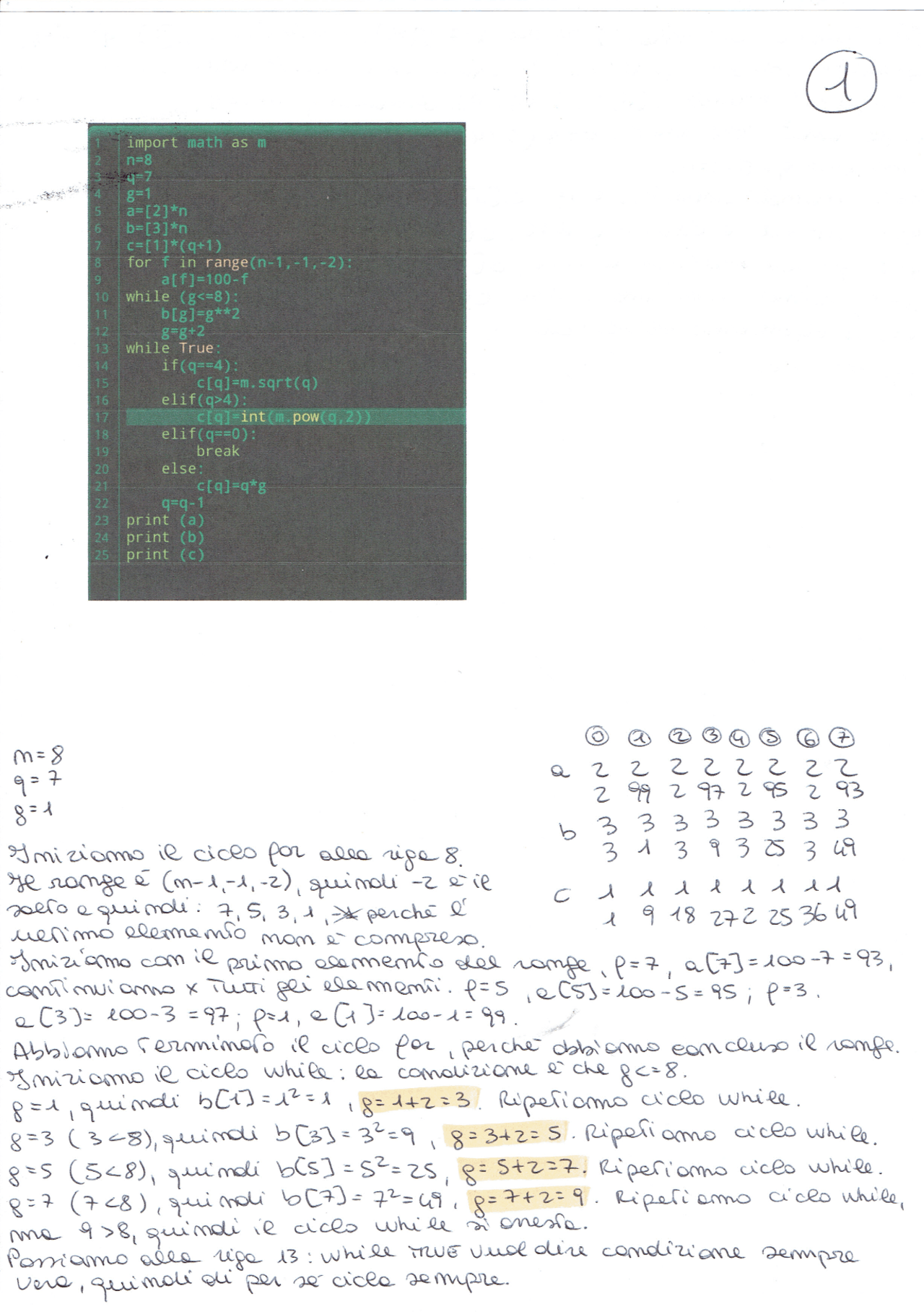 Python Esercizi Informatica Docsity