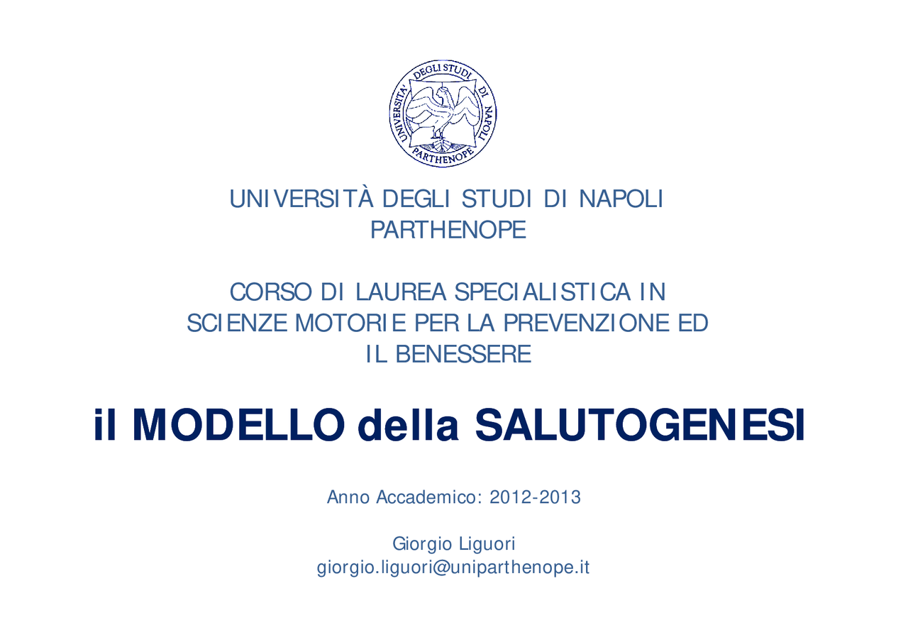 Dispensa Igiene Scienze Motorie Docsity