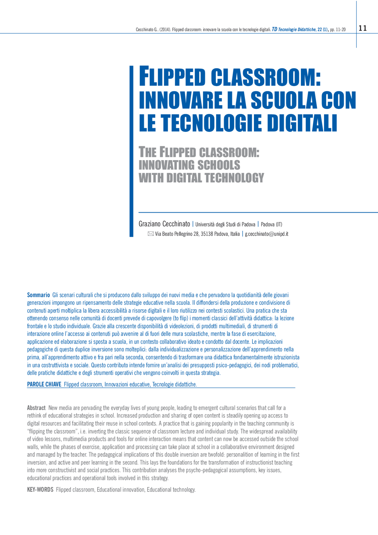 Metodologia E Didattica Docsity