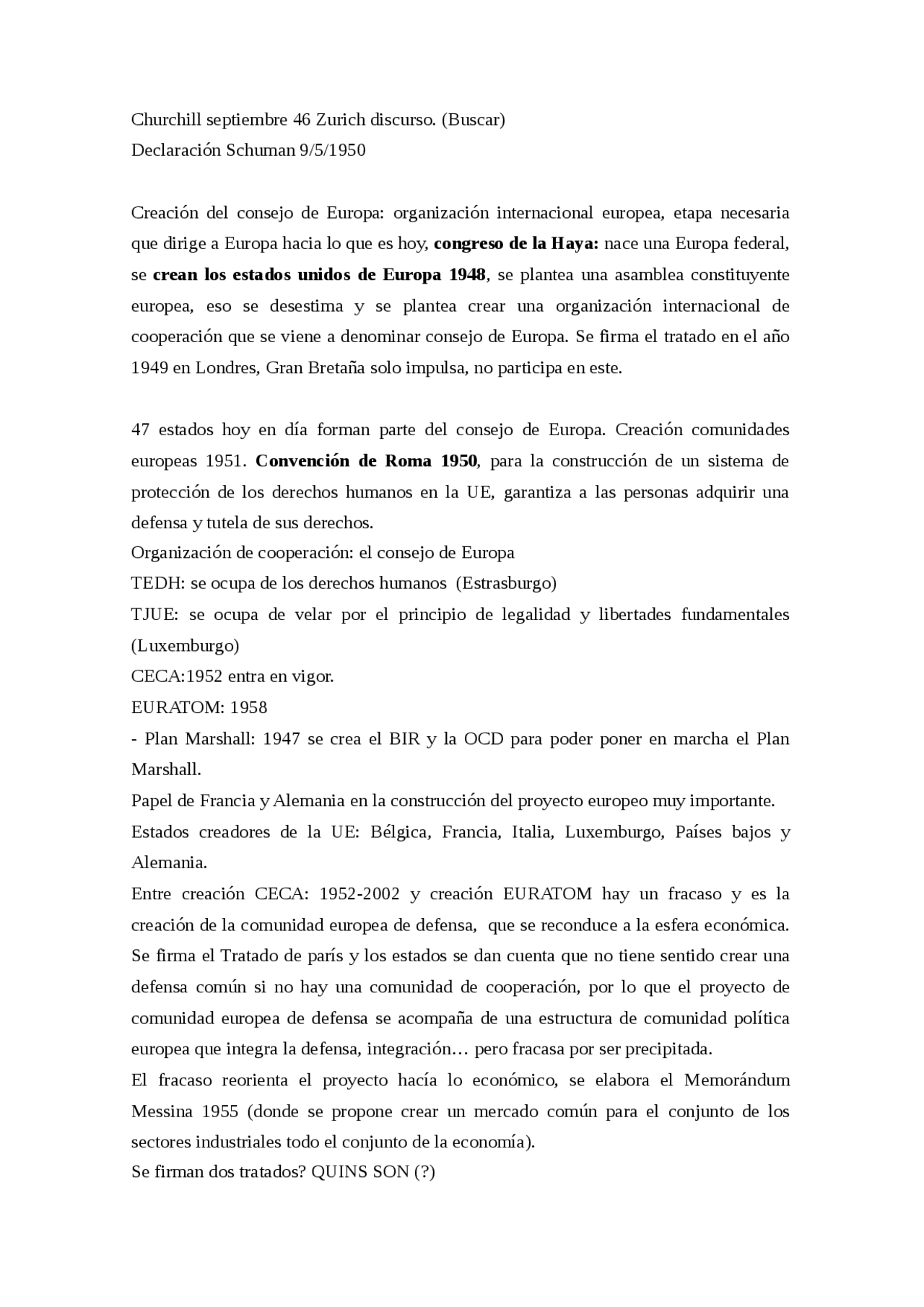 Institucions Del Dert Comunitari Europeu Docsity