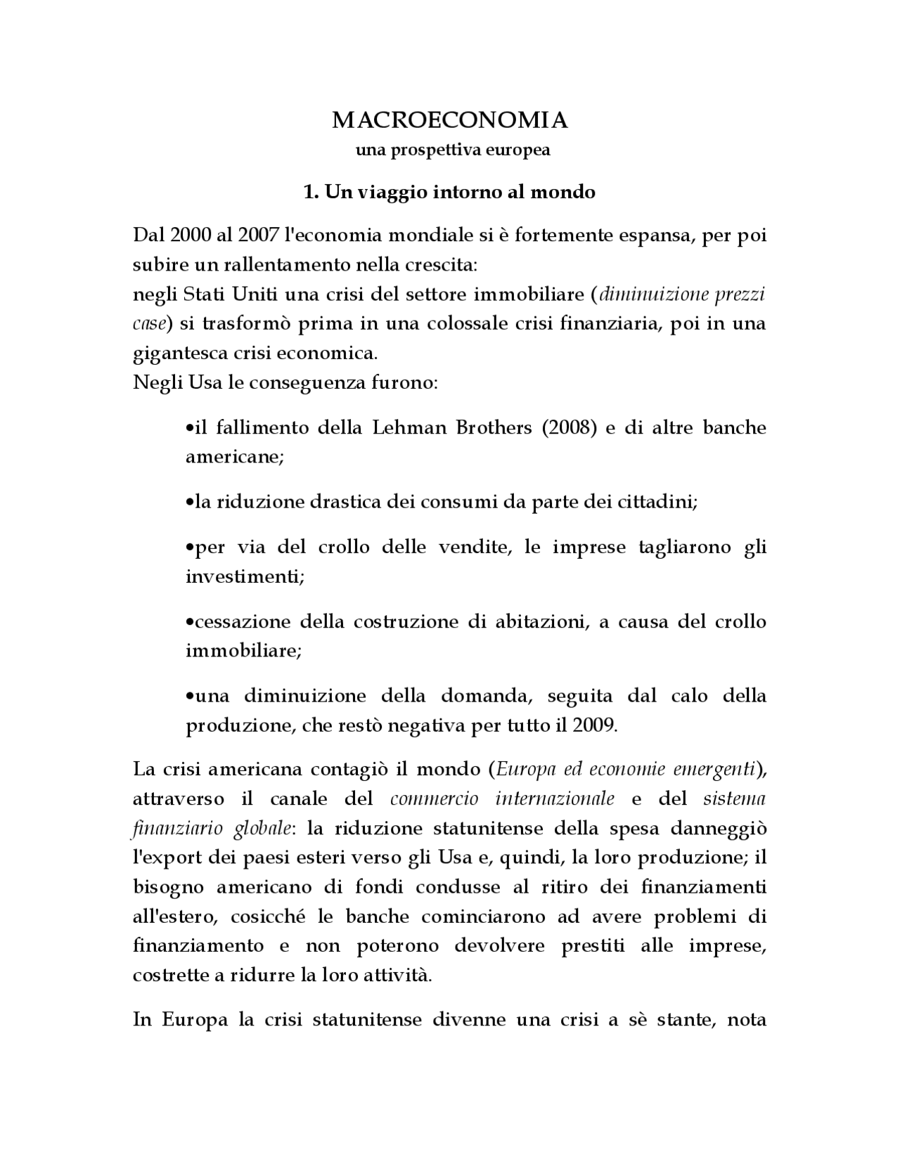 Macroeconomia Blanchard Docsity
