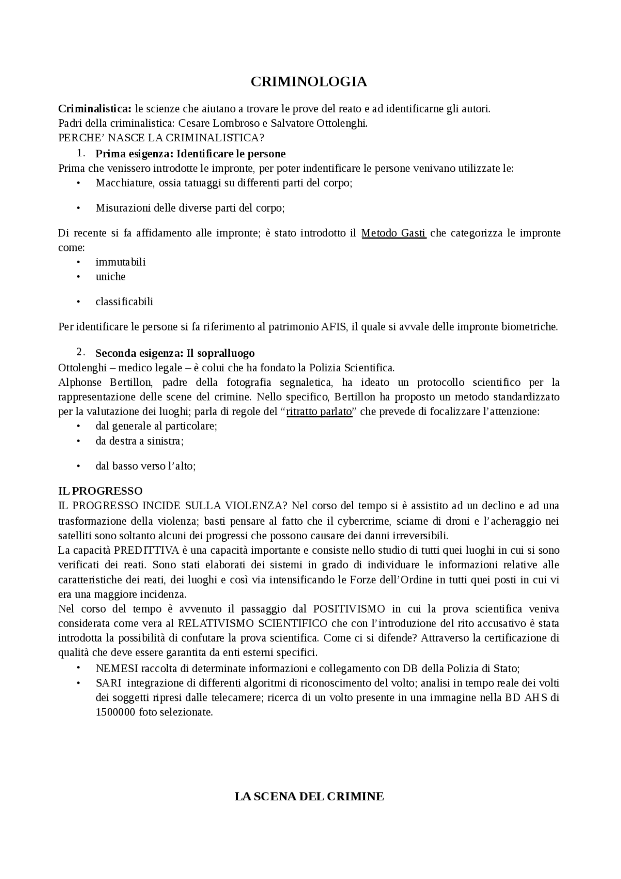 Integrazione Slides E Appunti Per Prima Parte Dellesame Di