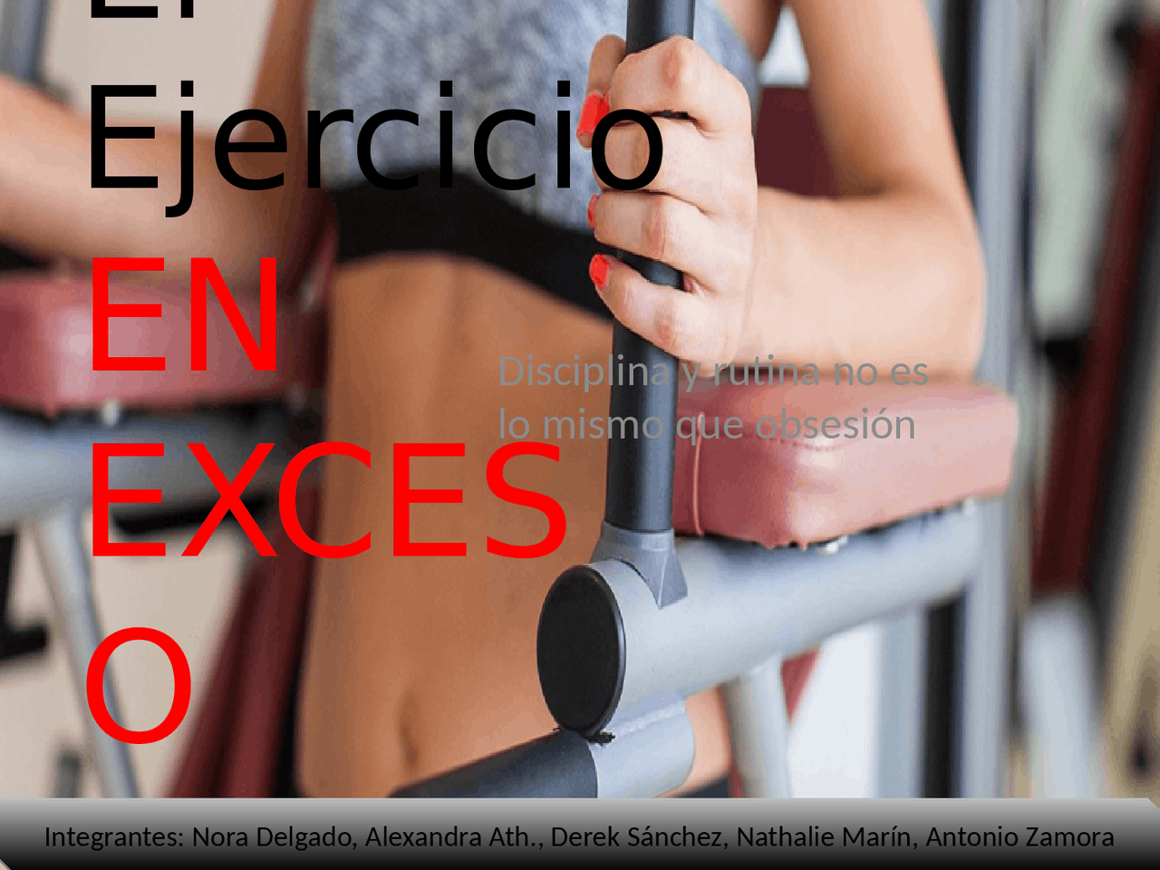 LA ADICCIÓN AL EJERCICIO - Docsity