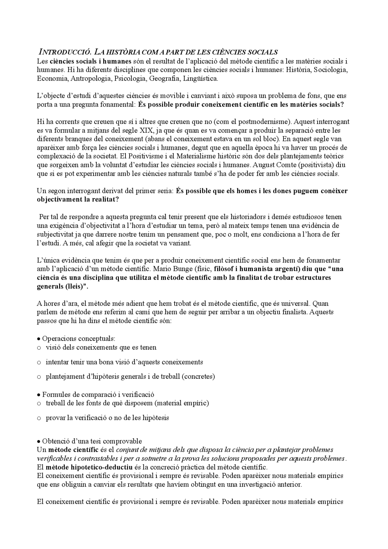 Historiografia Ciencies Socials Docsity