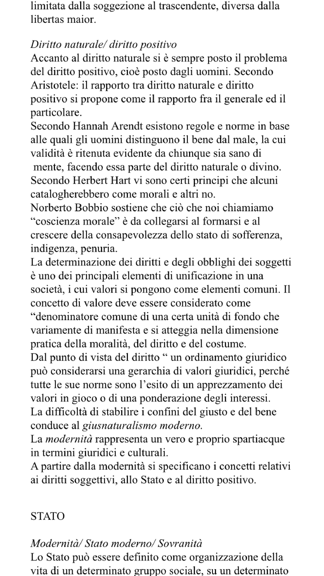 Riassunto Un Lessico Giuridico Docsity