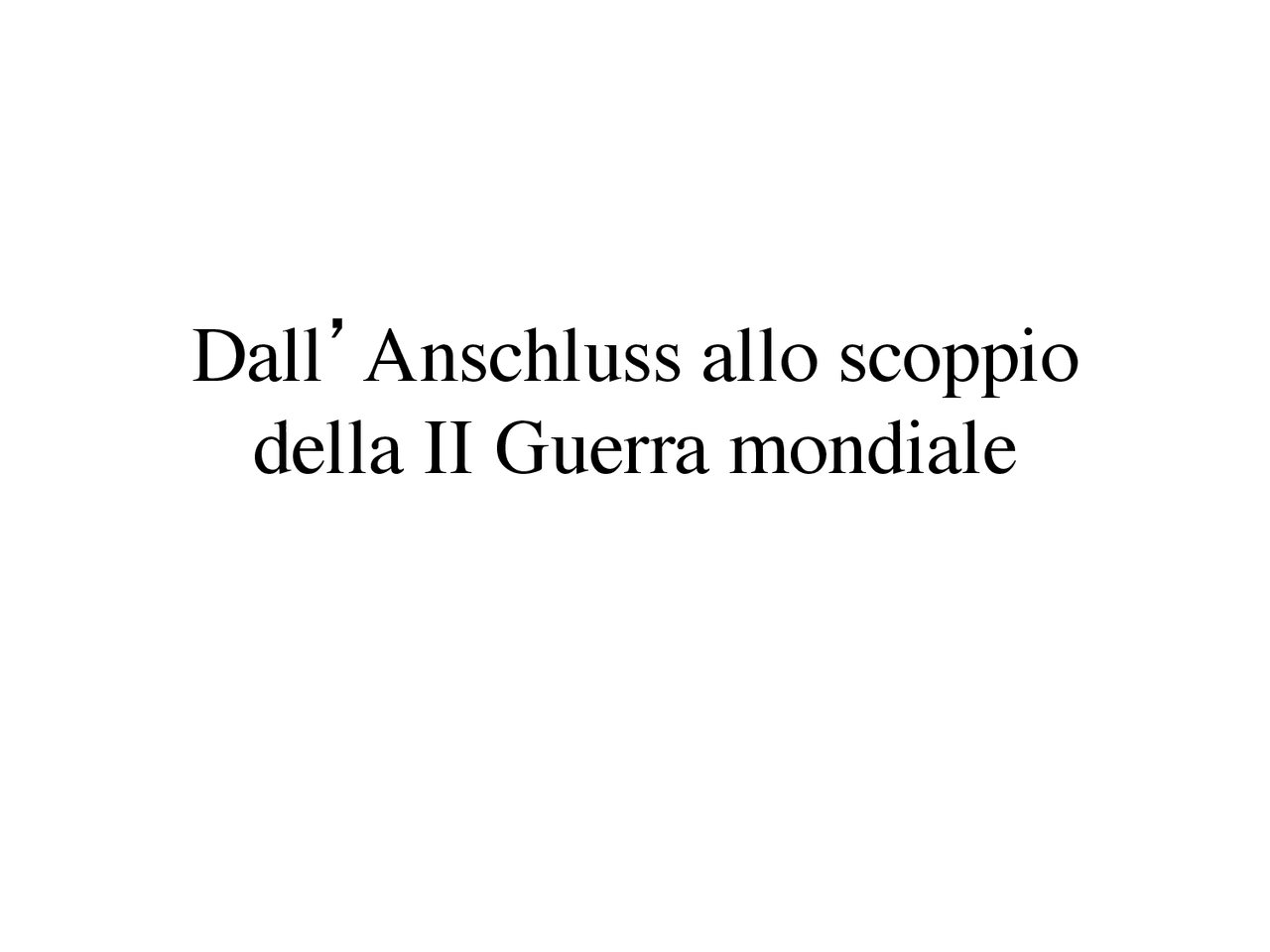 Storia Delle Relazioni Internazionali Docsity