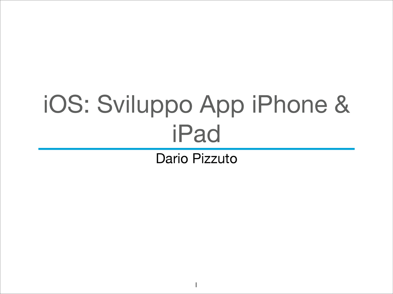 Sviluppo Ios Lezione 1 Docsity