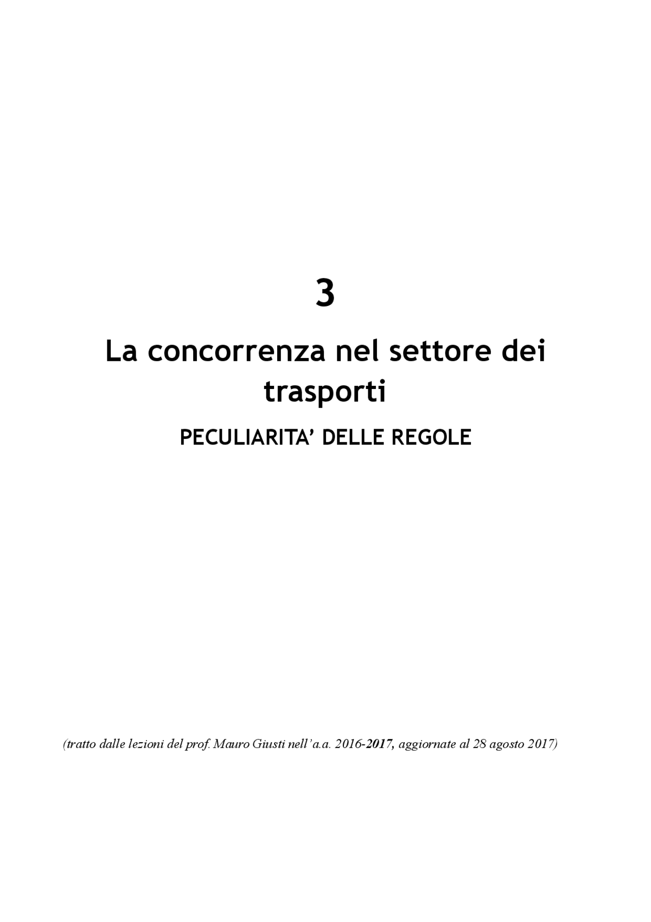 Diritto della concorrenza - Docsity