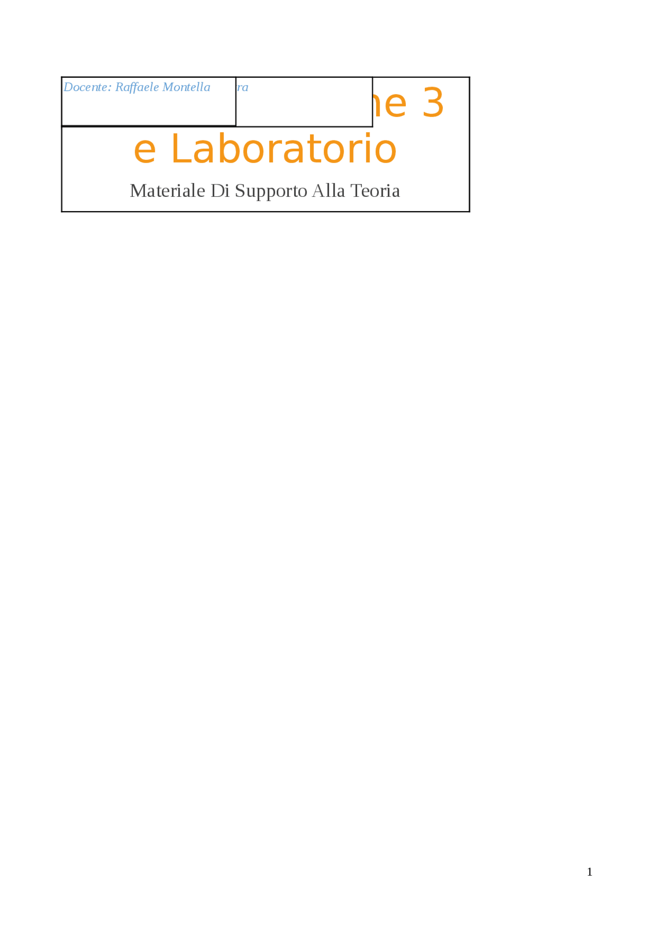 Appunti Di Programmazione 3 Appunti Di Programmazione Java Docsity