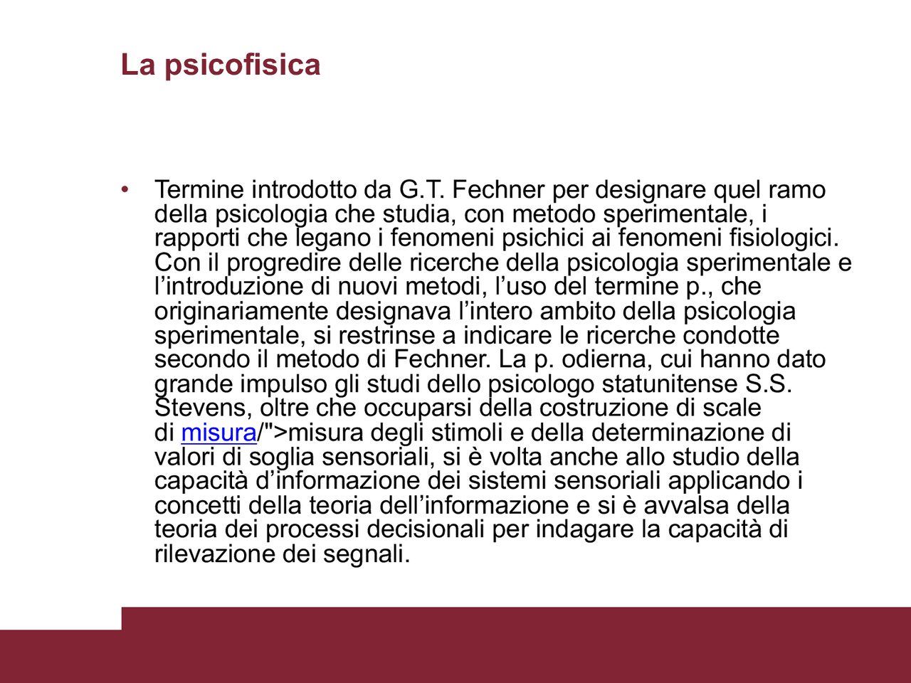 Psicologia Dei Sensi Docsity