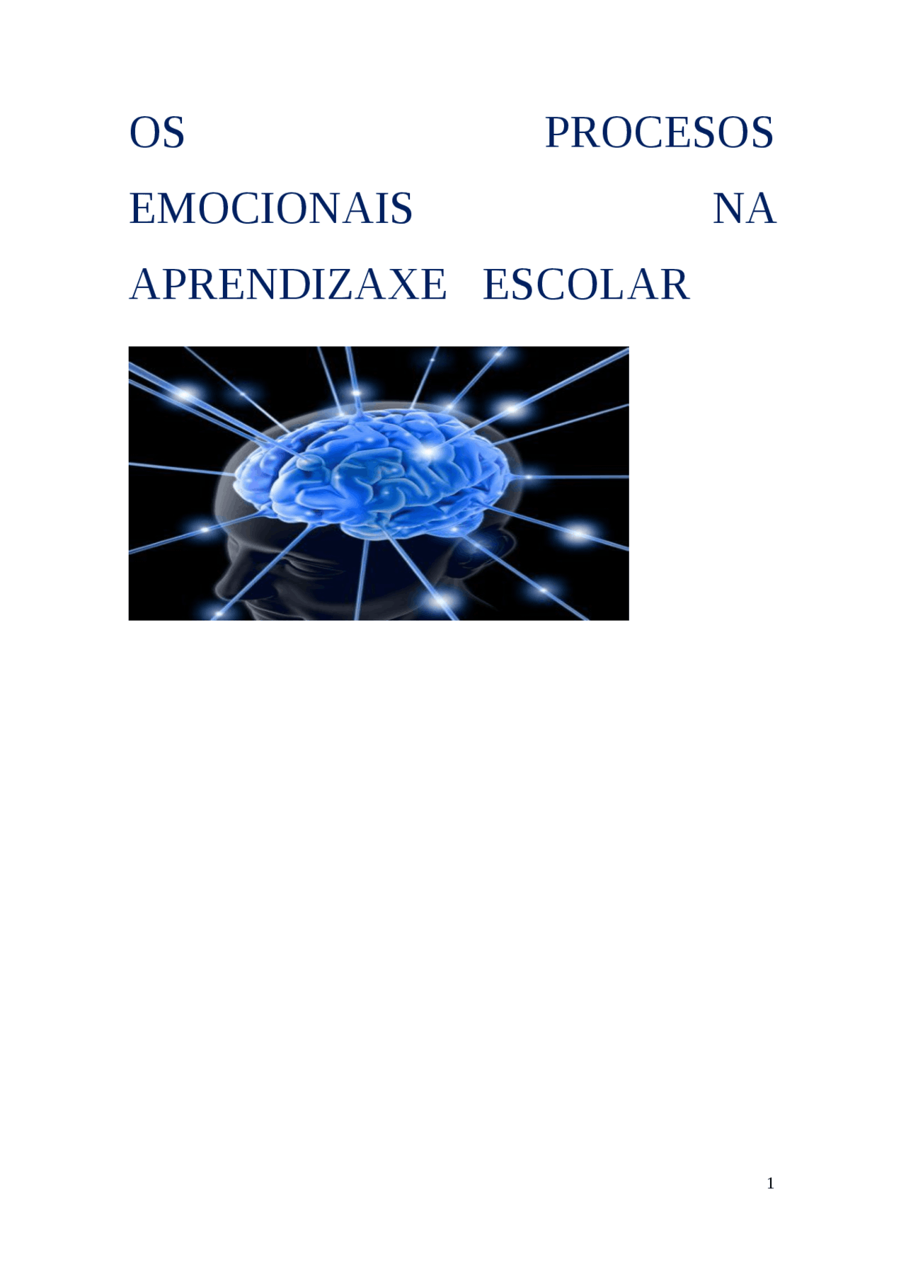 Los procesos emocionales en el aprendizaje - Docsity