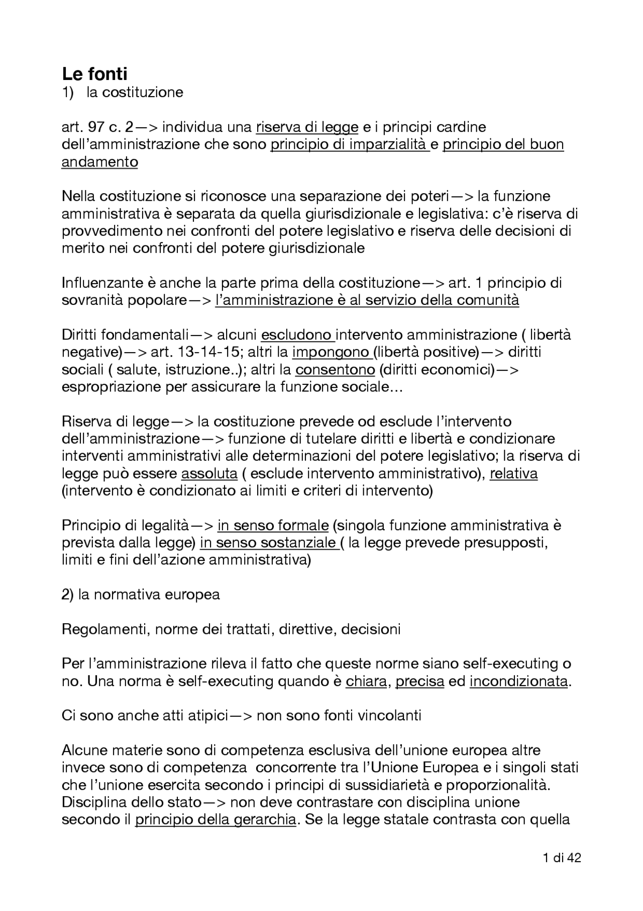 Schemi Diritto Amministrativo Docsity