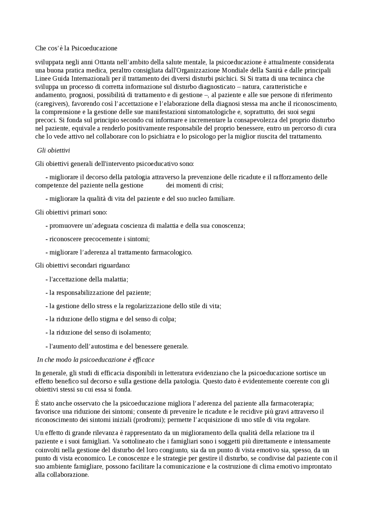 Ruolo Del Pedagogista In Ospedale Docsity
