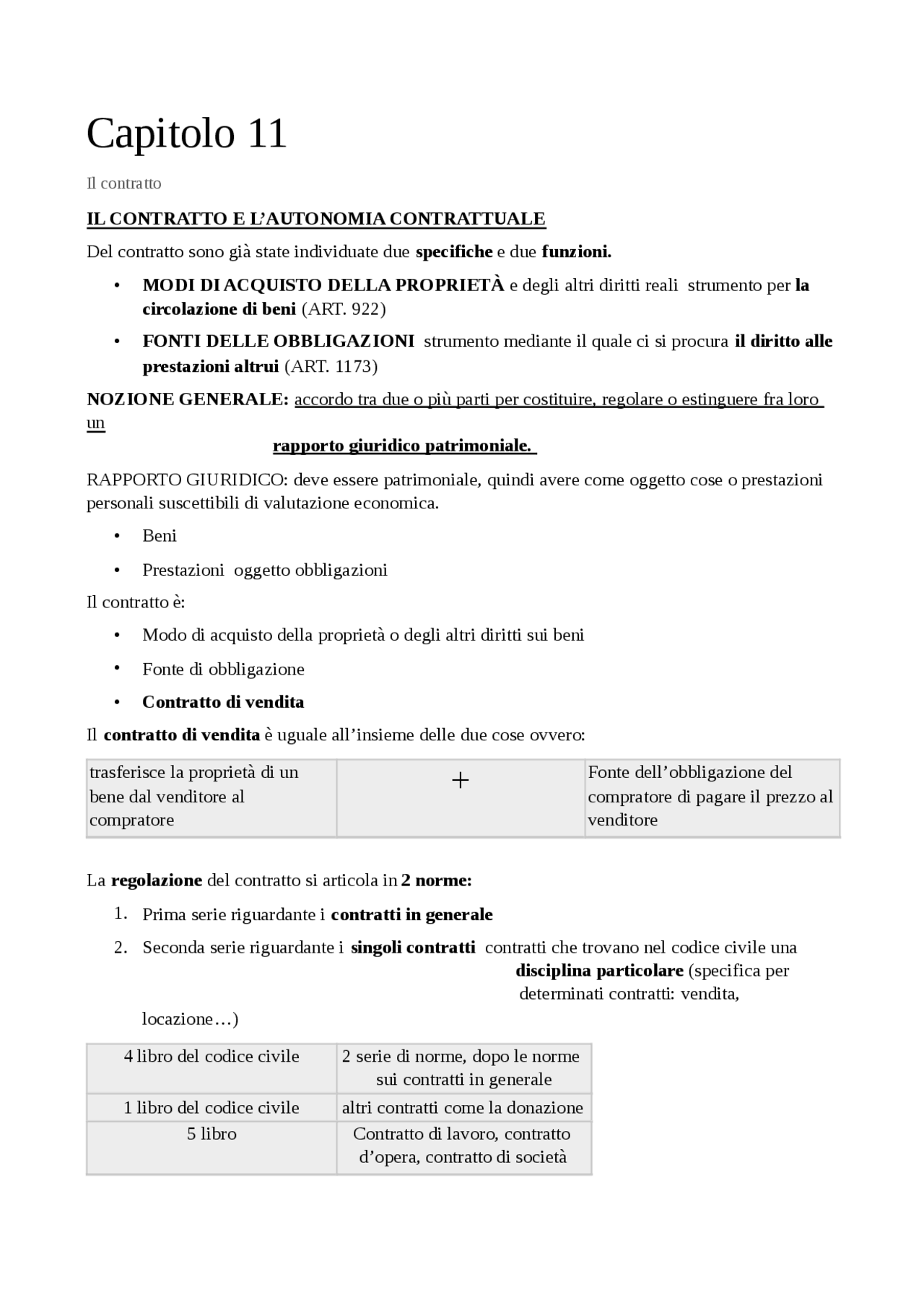 Riassunto Capitolo 11 Istituzioni Di Diritto Privato Francesco Galgano