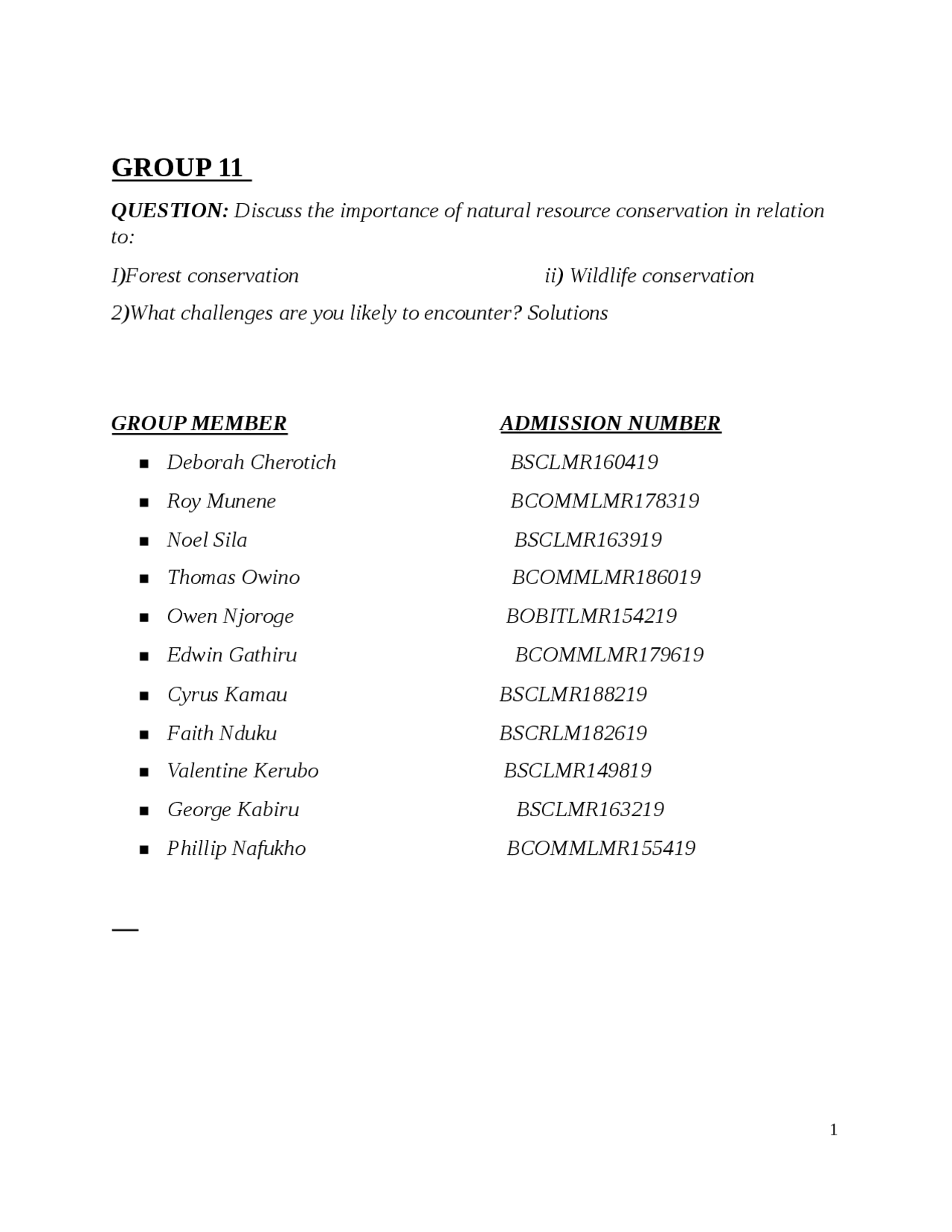 Environmental Science Docsity