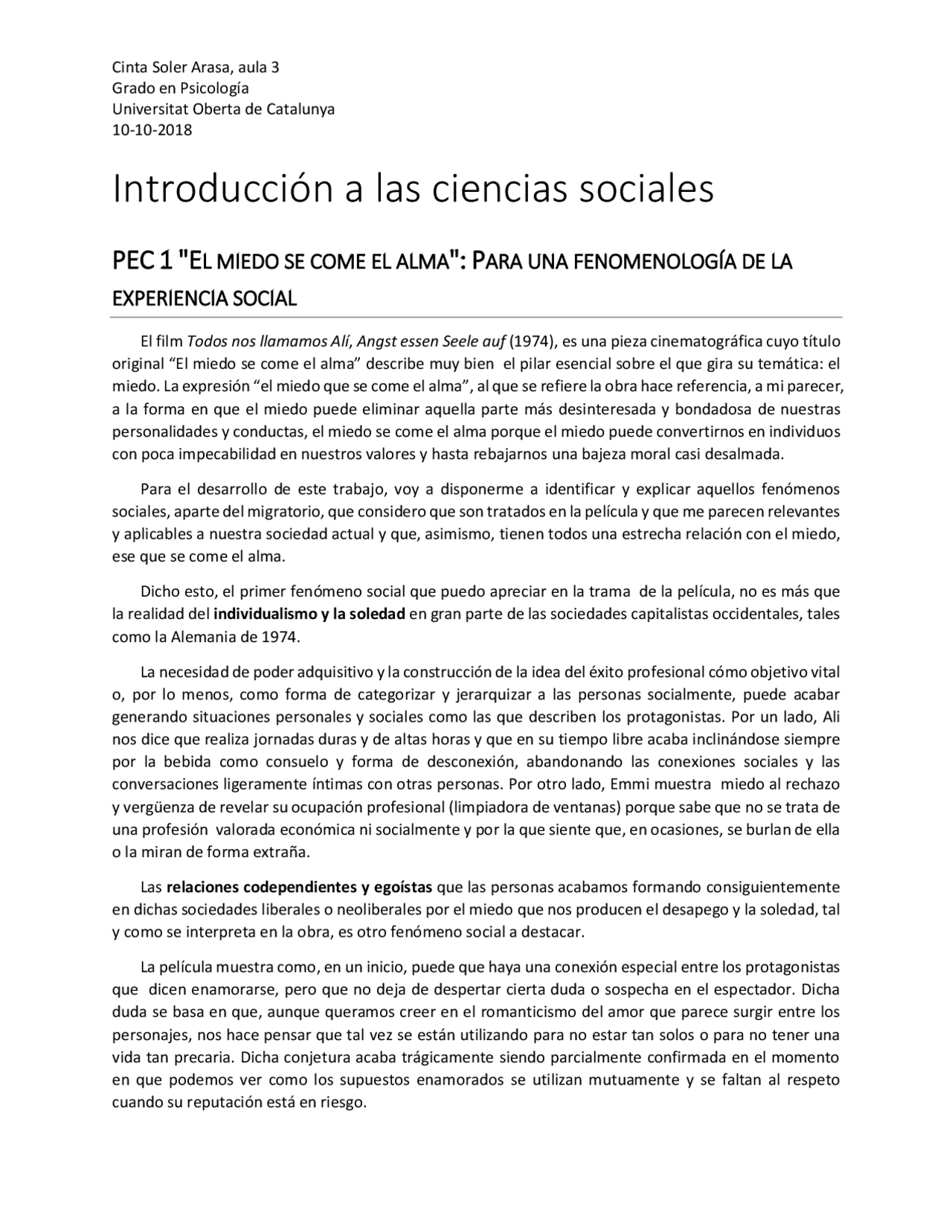 Pec 1psicologia Diferencial Solucion Docsity