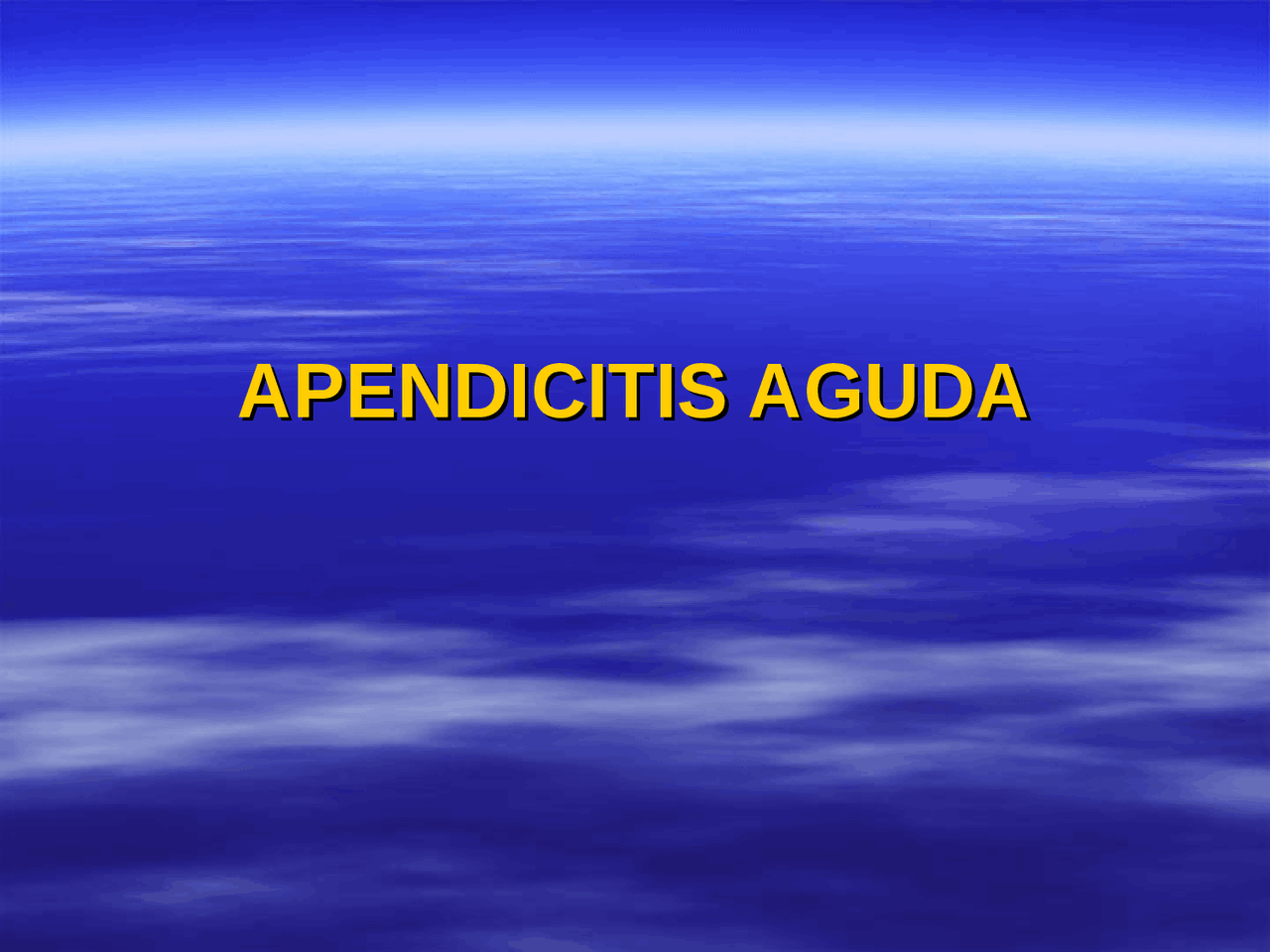 Apendicitis Aguda Power Point Docsity