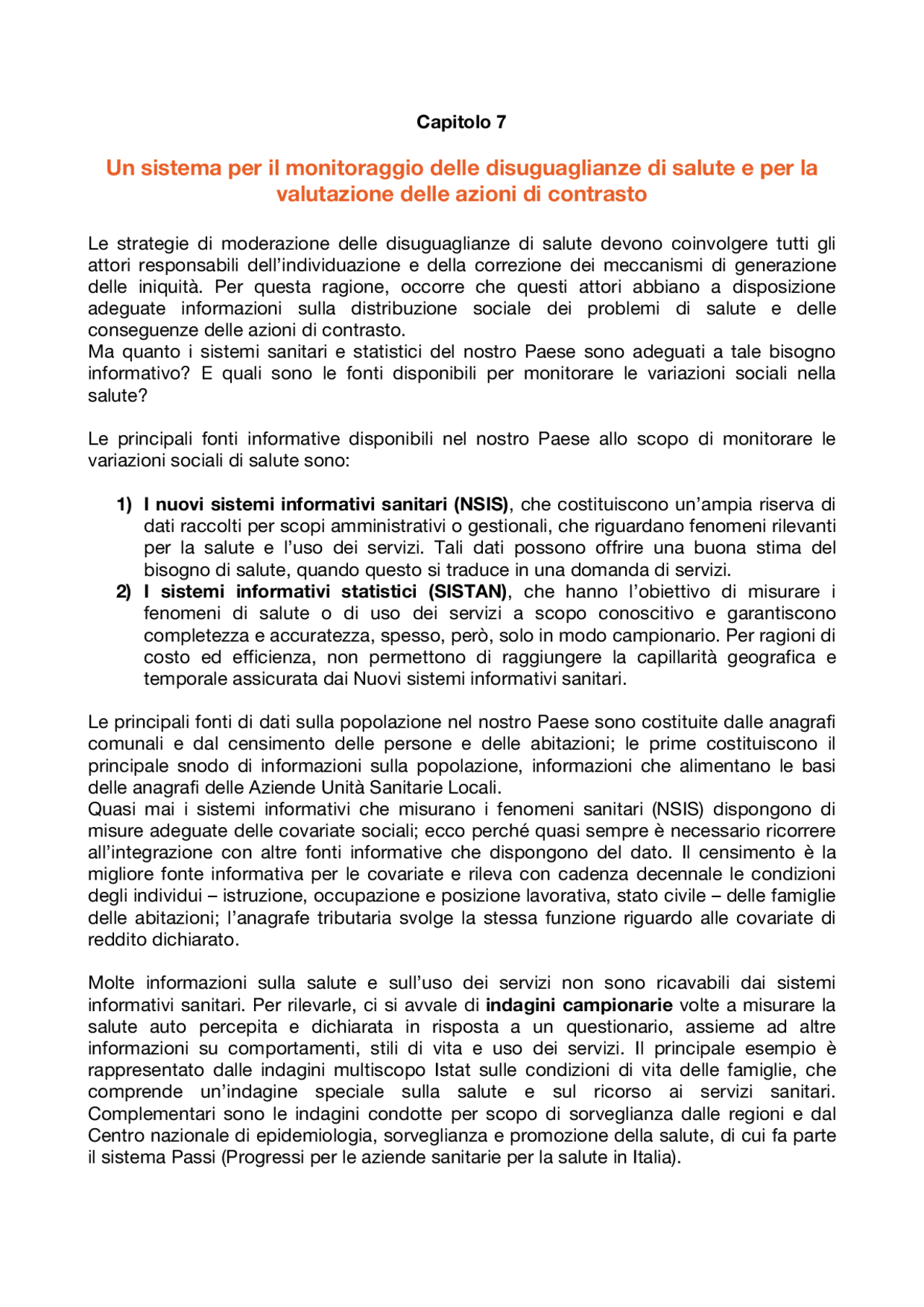 Libro Bianco Della Salute Docsity