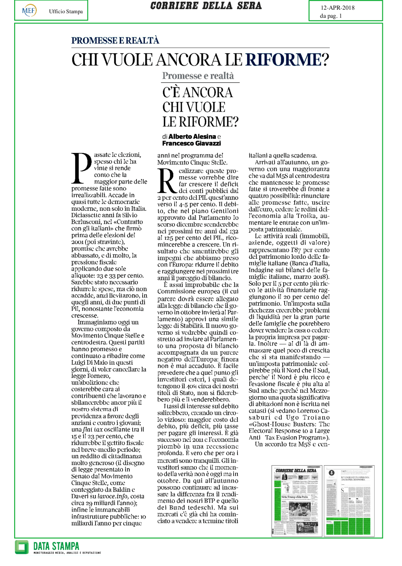 Riforme Strutturali Pensiero Docsity