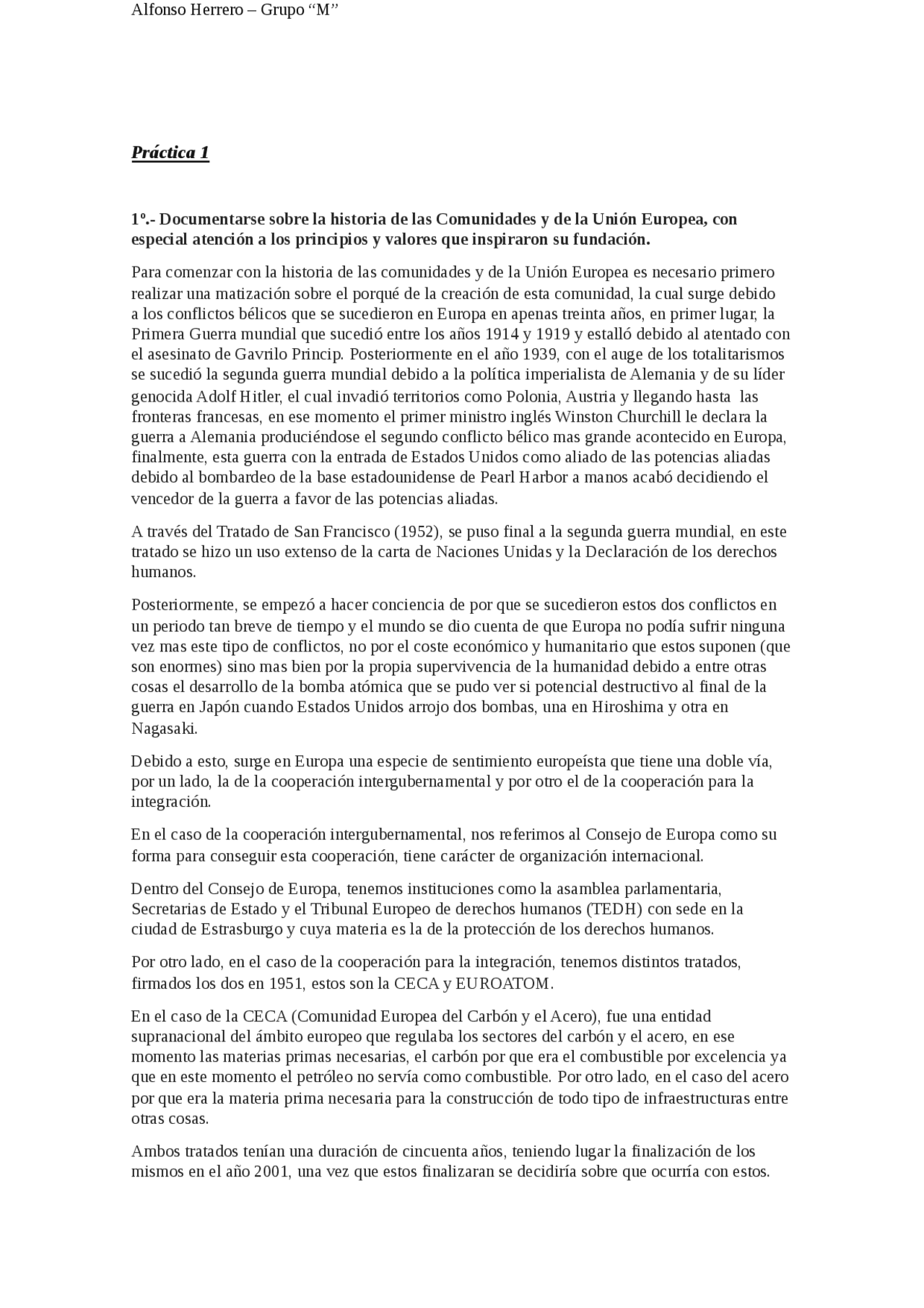 Practica Comunitario Docsity
