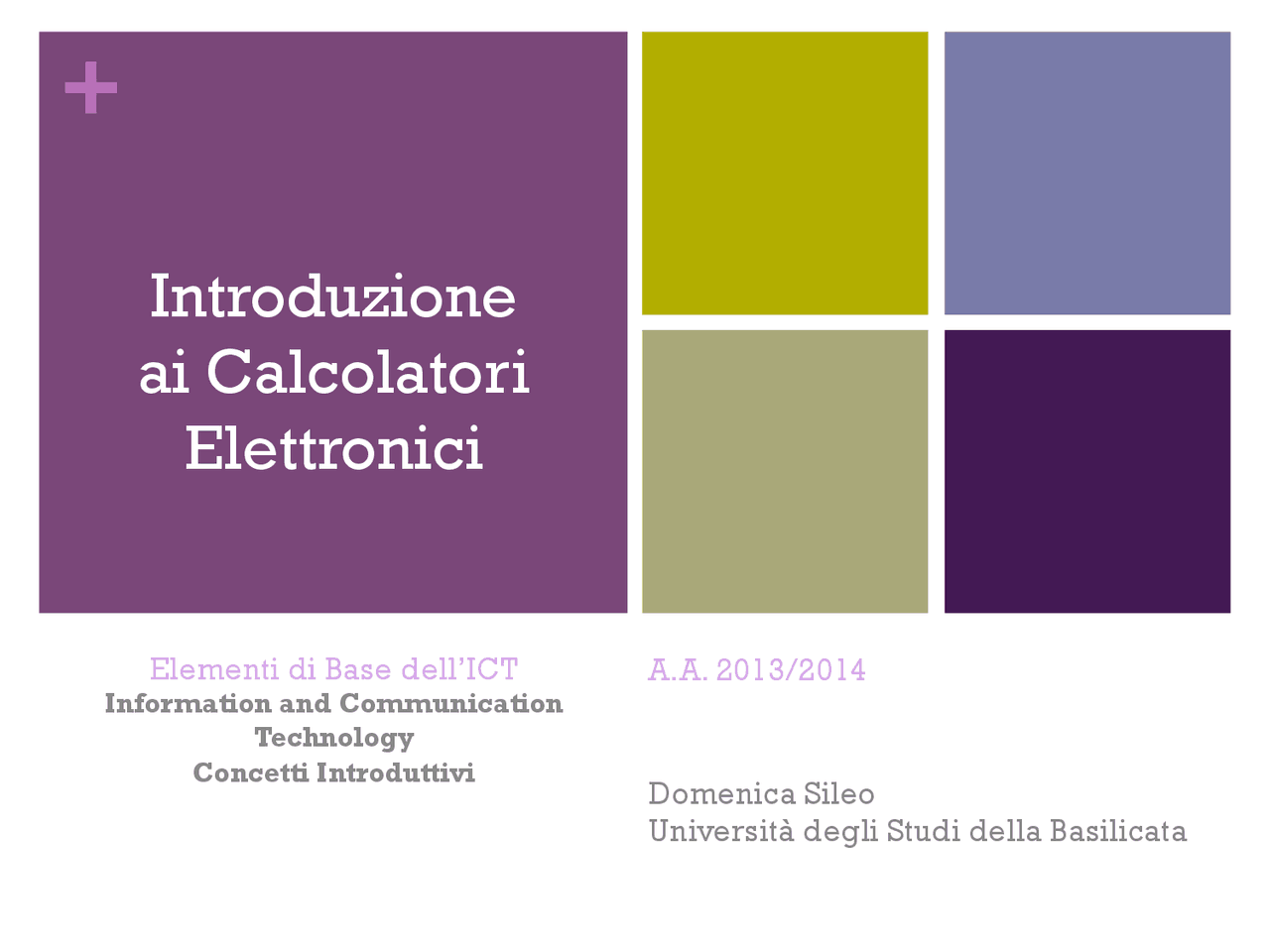 Informatica Per Le Scienze Umane Dispense Di Elementi Di Informatica