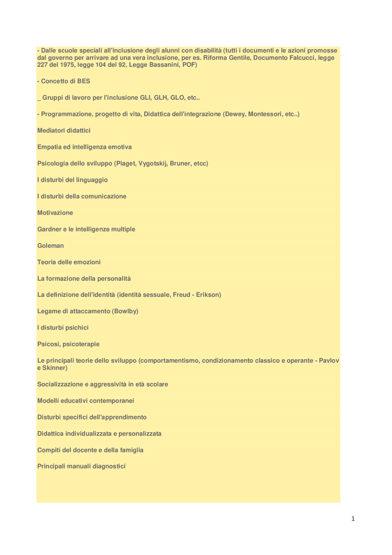 Riassunto Edises Tfa Sostegno Appunti Di Tfa Sostegno Docsity