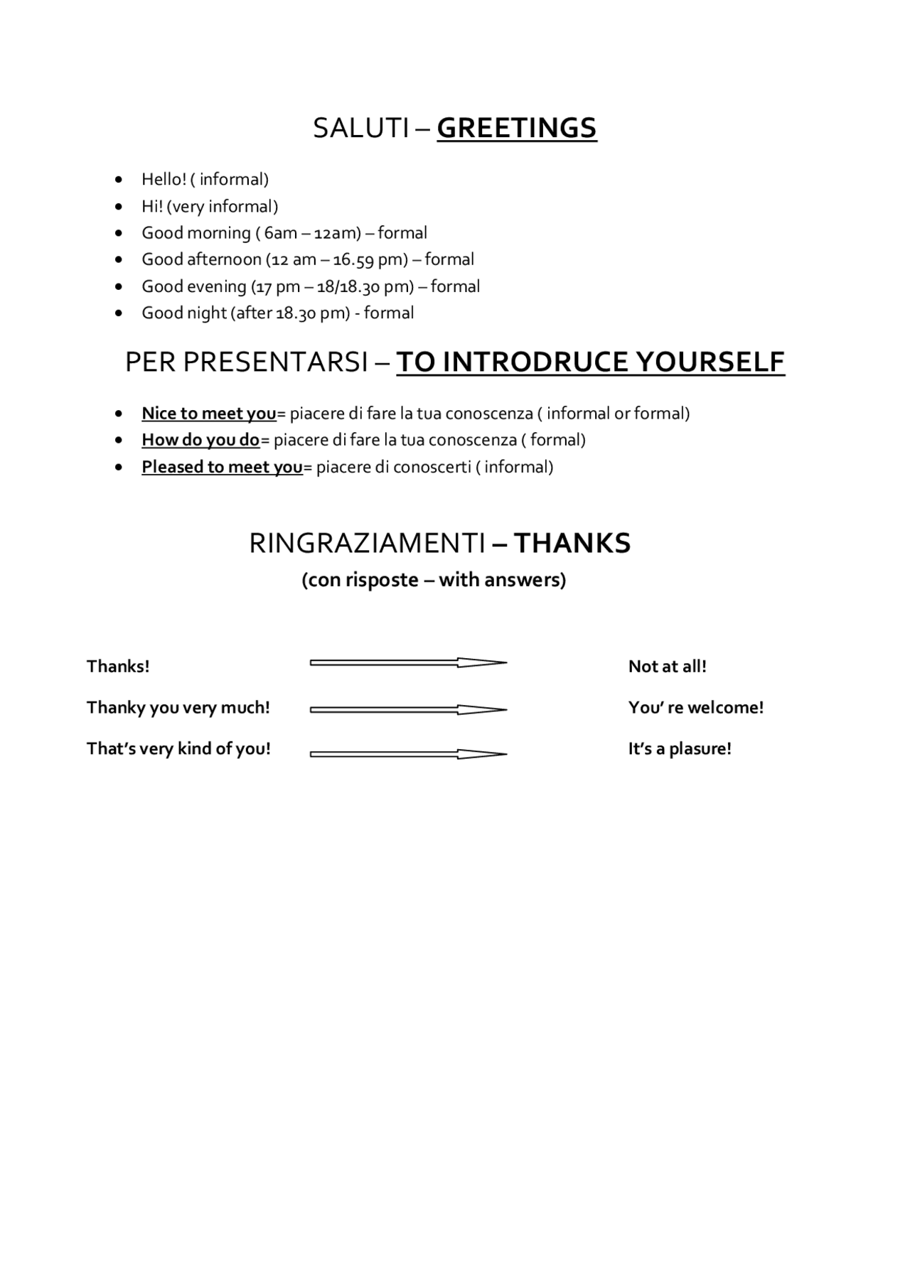 English Grammar Part I Docsity