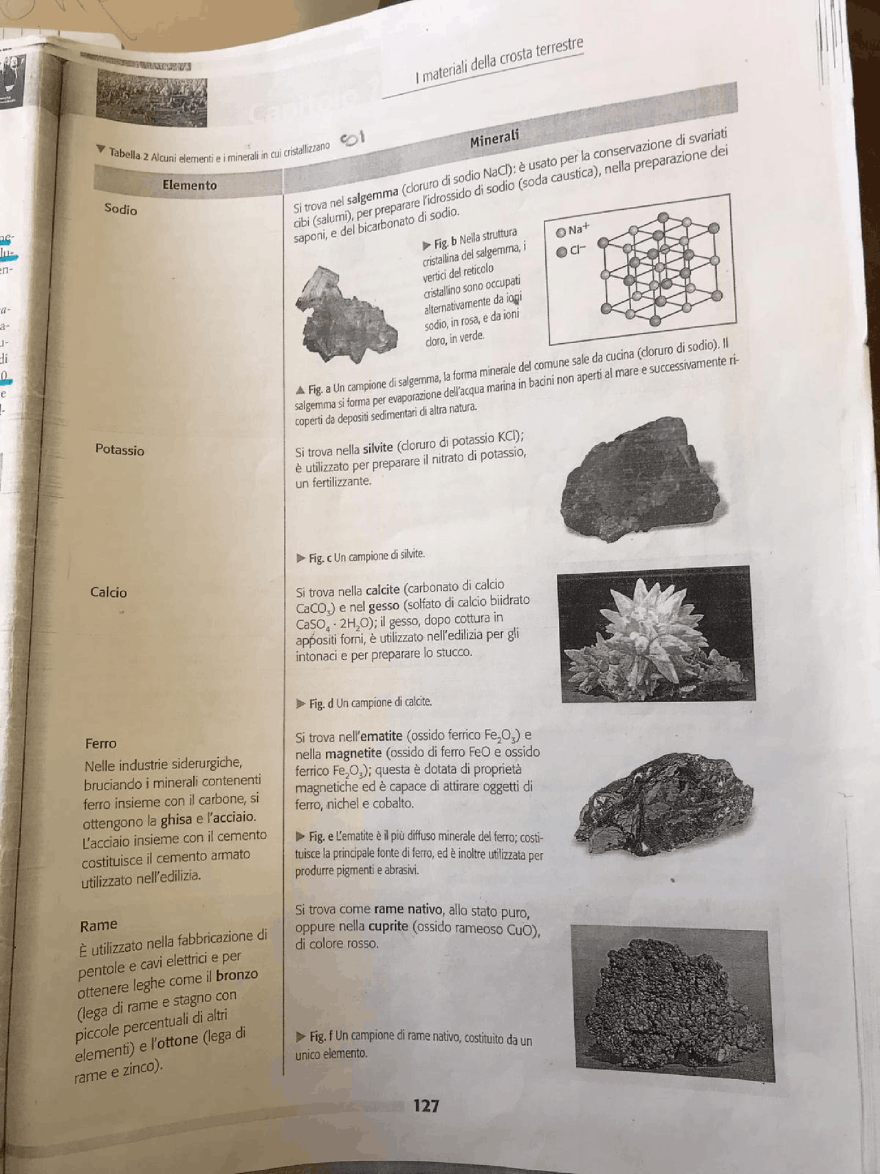Appunti Scienze Su I Minerali Docsity