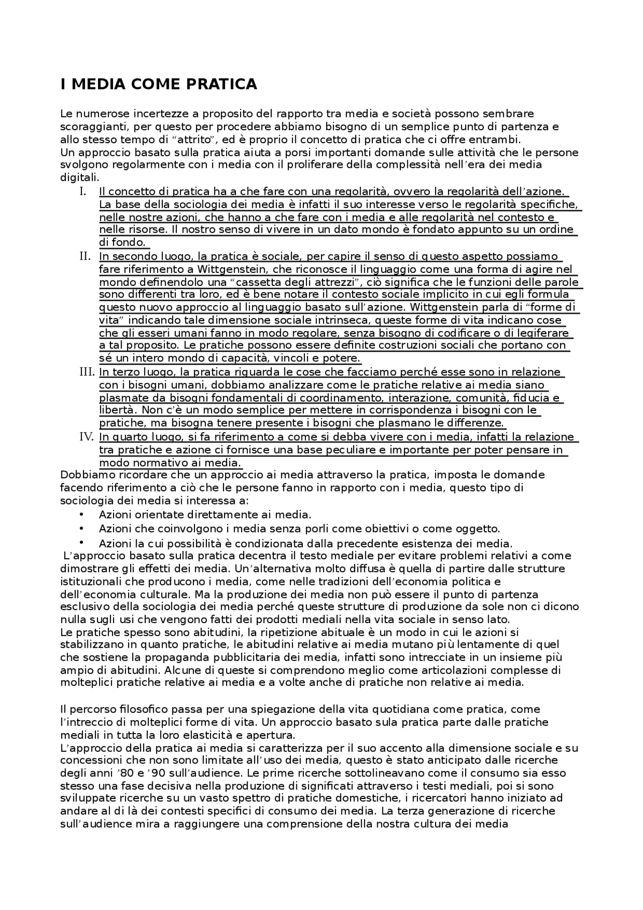 Capitolo 2 sociologia dei nuovi media Couldry - Docsity