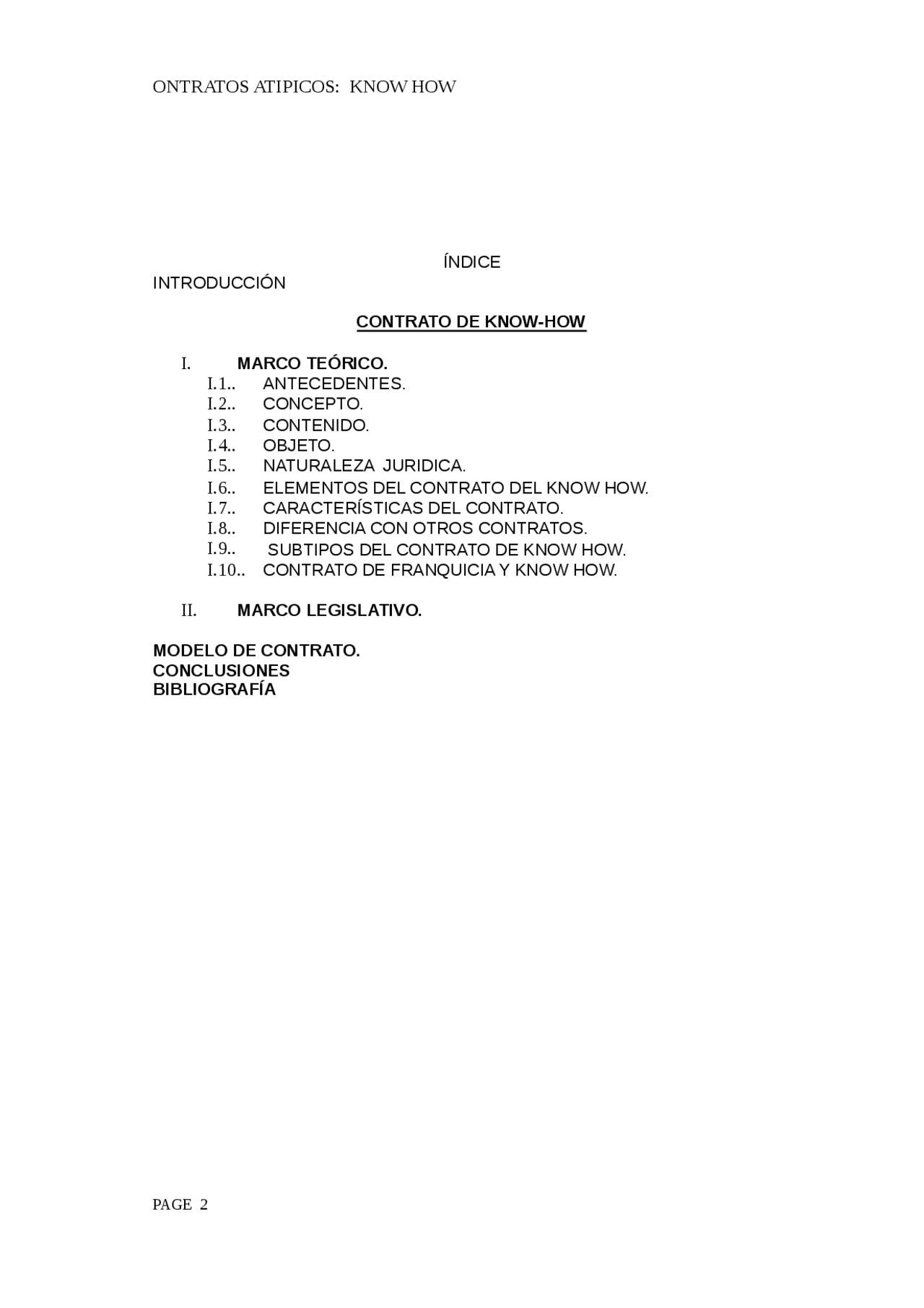 Contrato de know how - Docsity