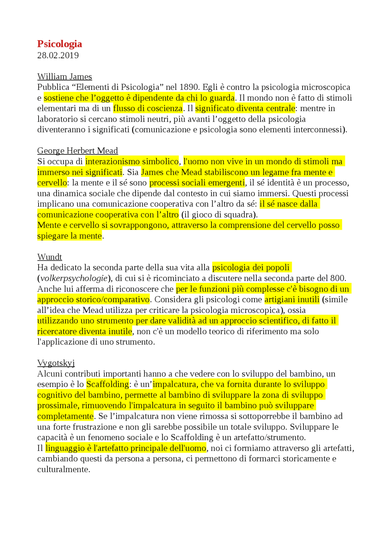 Appunti Sul Comportamentismo Docsity